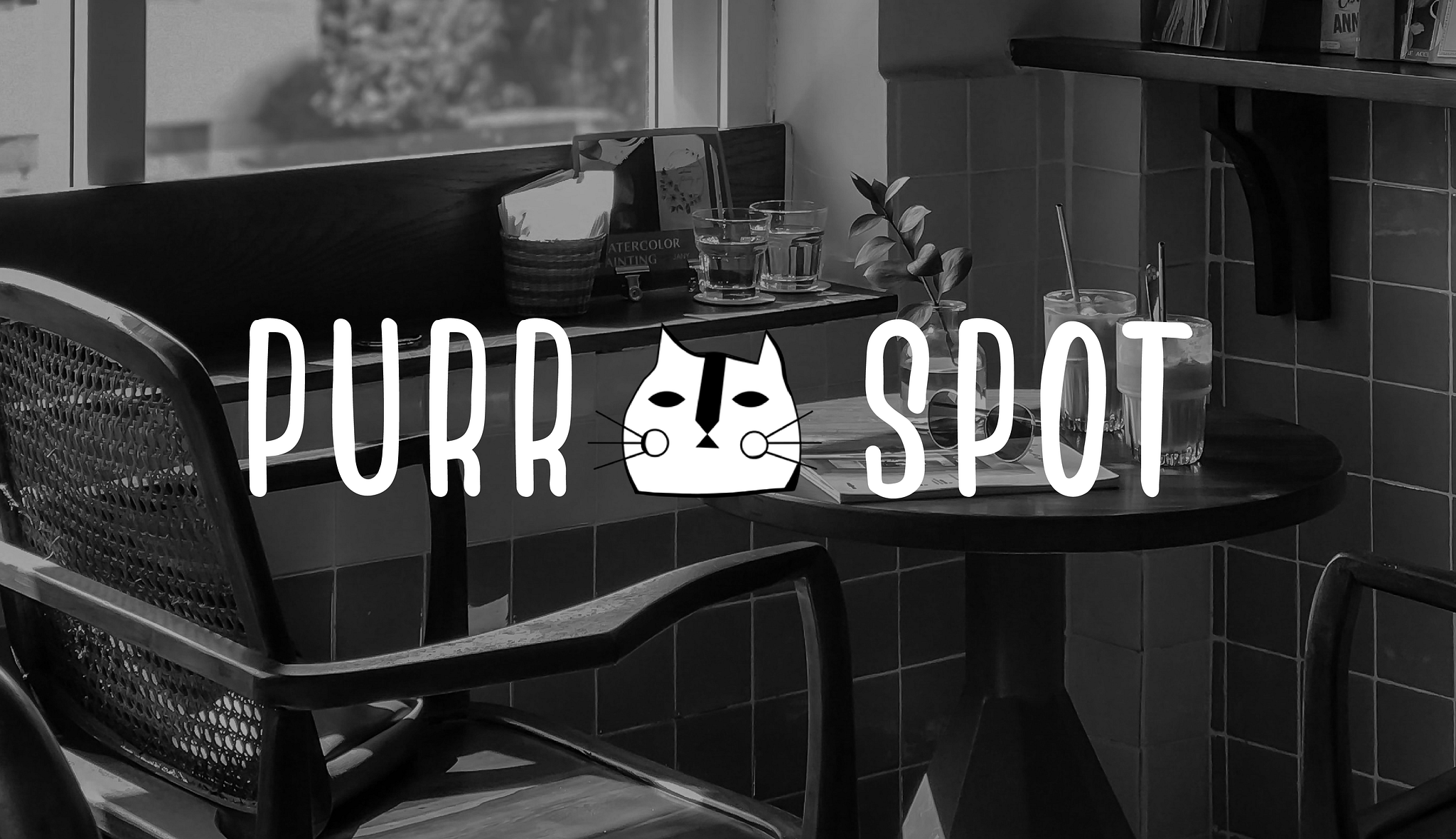 PURR SPOT - Cafe Brand Identity by Tatuka Targamadze on Dribbble