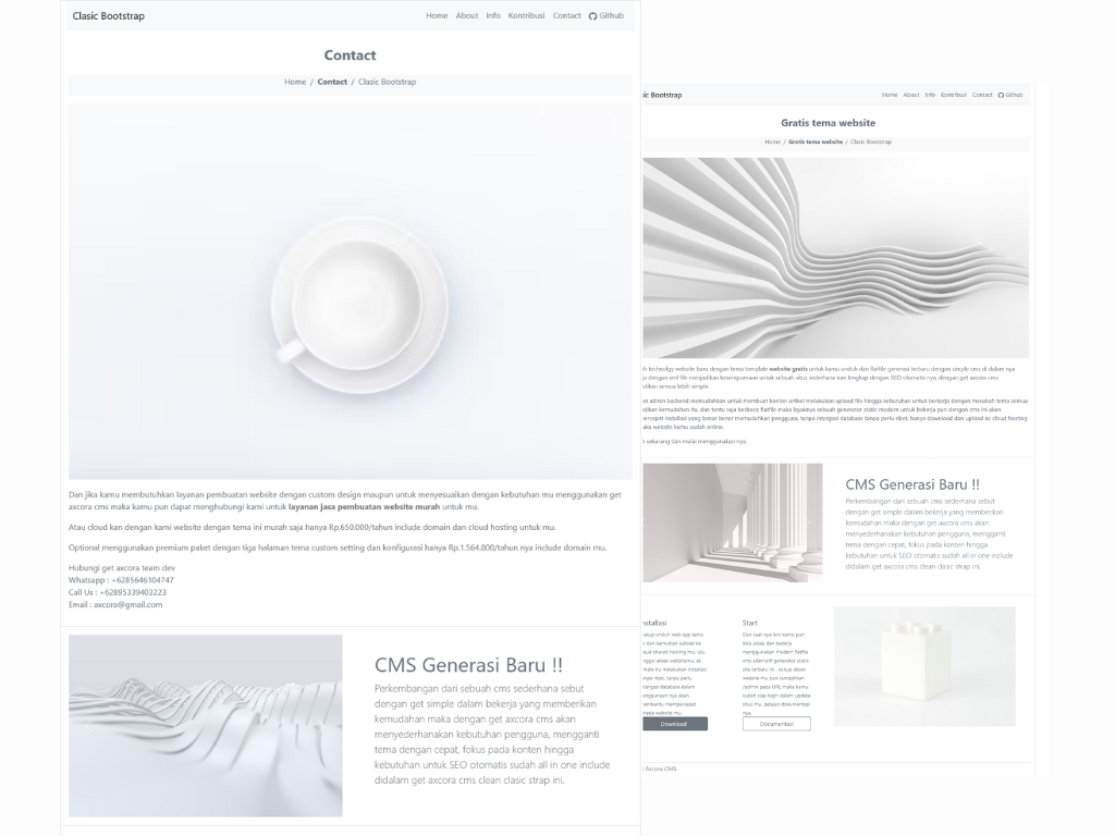 Clasic Minimalist White by creativebydre on Dribbble