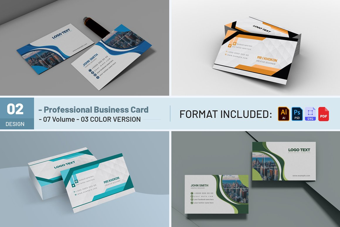 Professional Business Card Template by MRI STUDIO on Dribbble