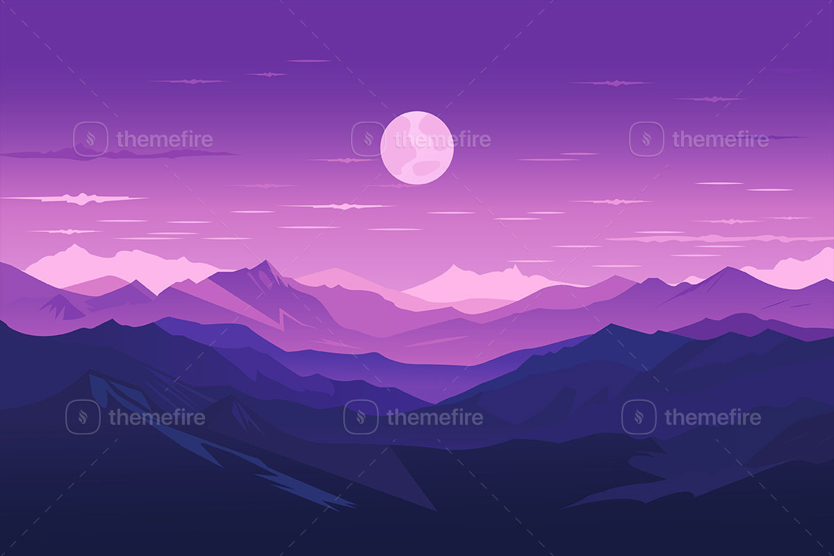 Purple Landscape Background Illustrations by themefire on Dribbble
