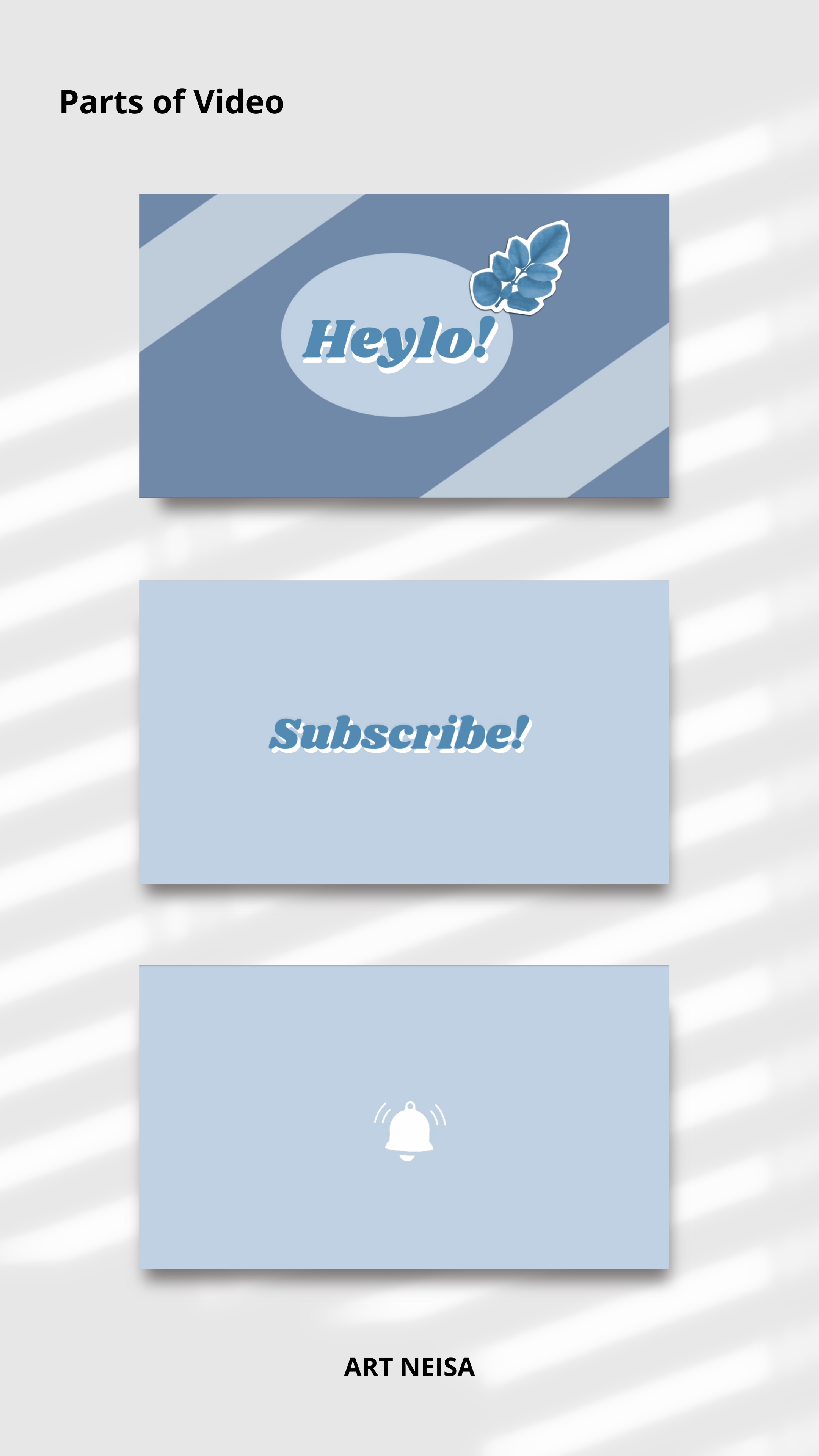 Aesthetic Blue Intro Template by Art Neisa on Dribbble