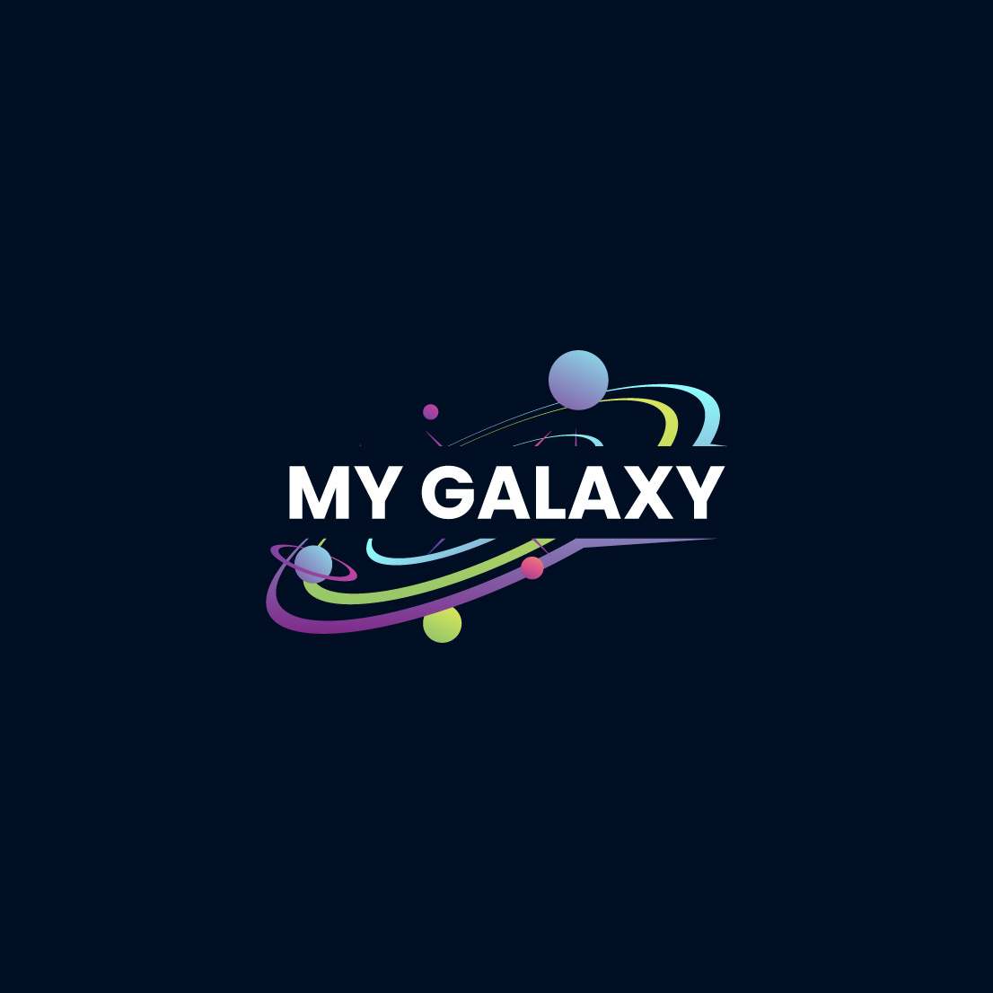 My Galaxy Logo Design | Modern Logo Design by Mamun islam85 on Dribbble