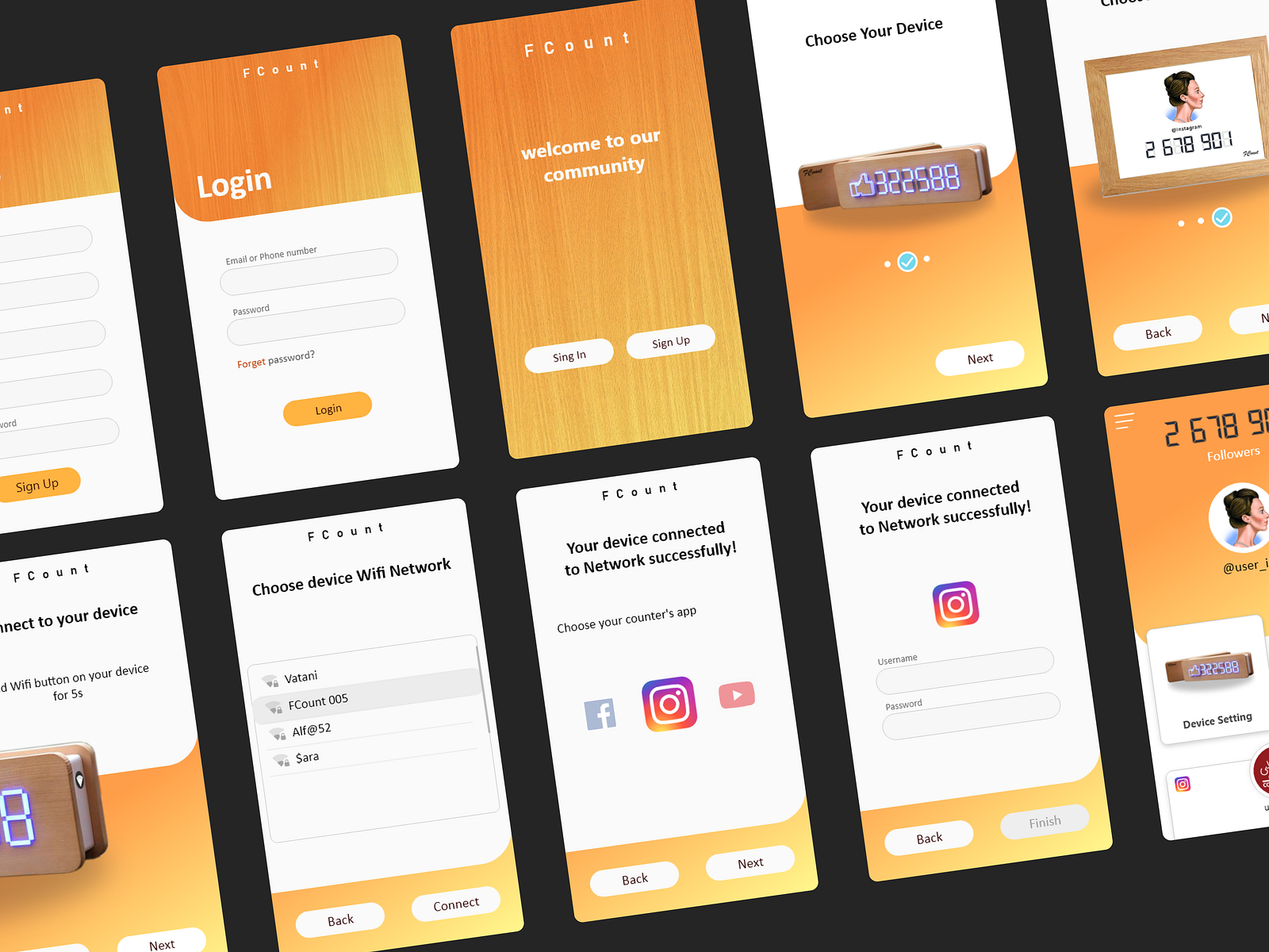 IoT Mobile App by Tara Vatani on Dribbble