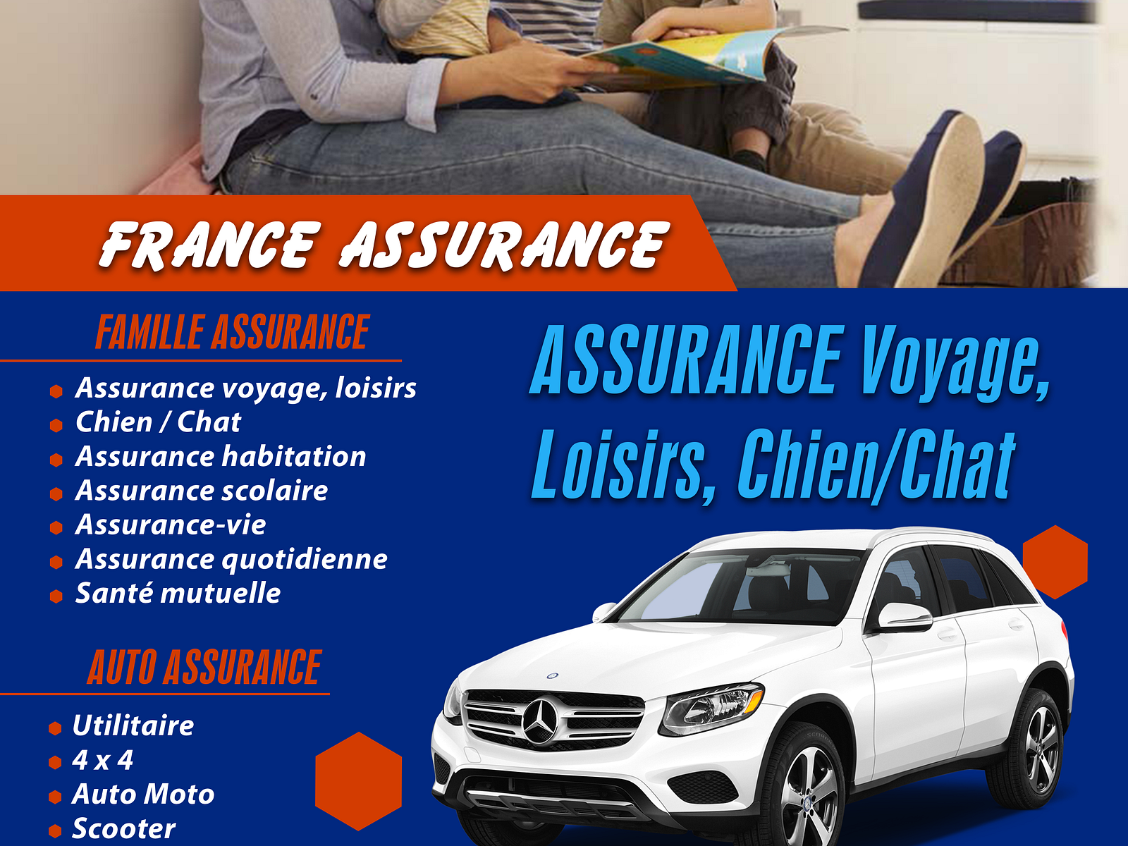 Flyer Insurance Company France by Kashif Bashir on Dribbble