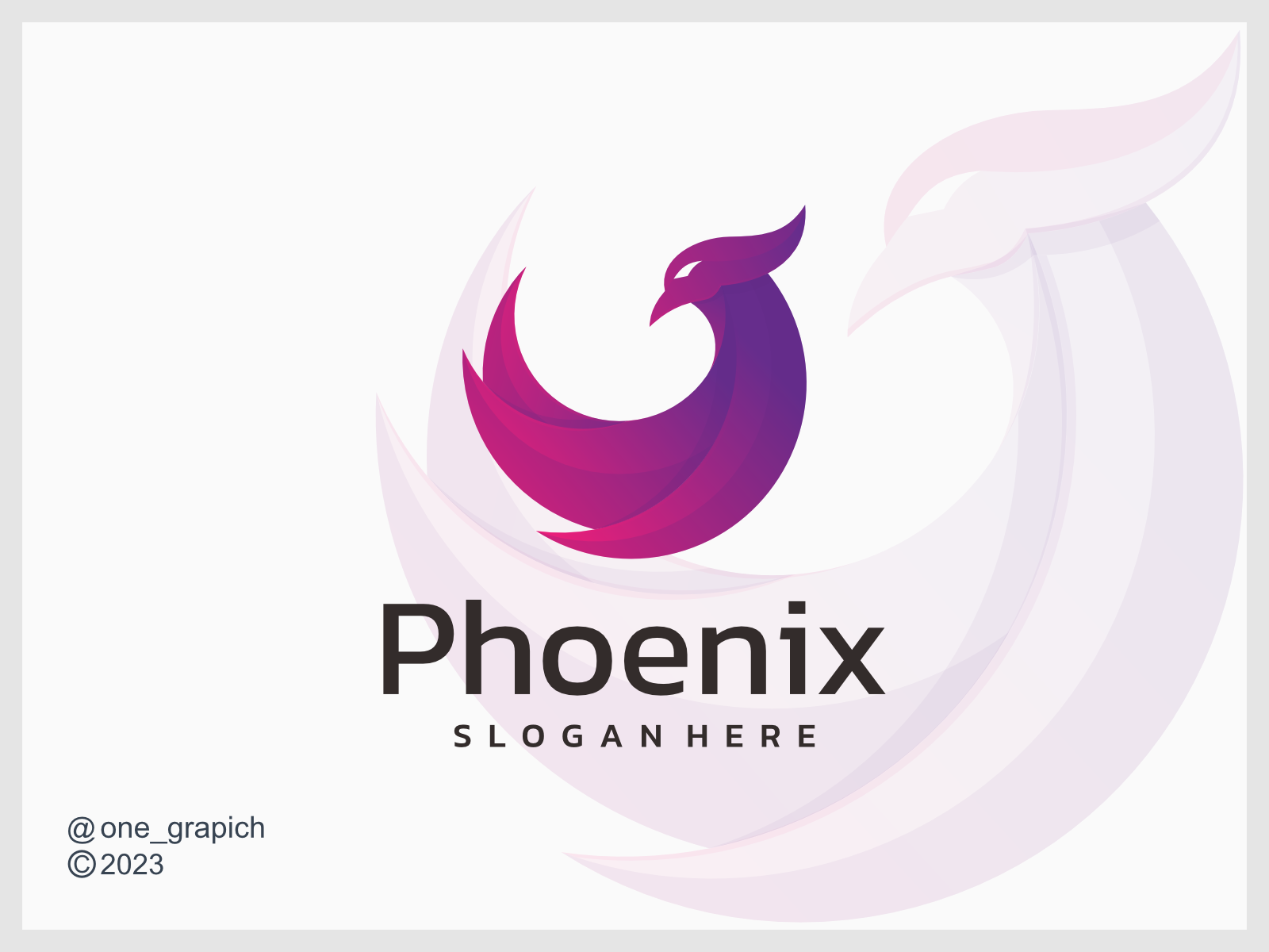 Phoenix Logo Design By One Grapich On Dribbble