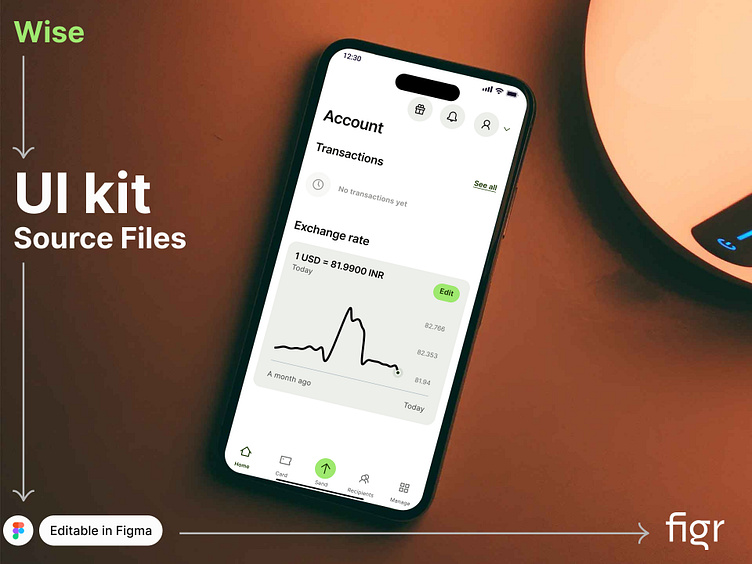 Wise Mobile UI (Recreated) by Figr Design on Dribbble