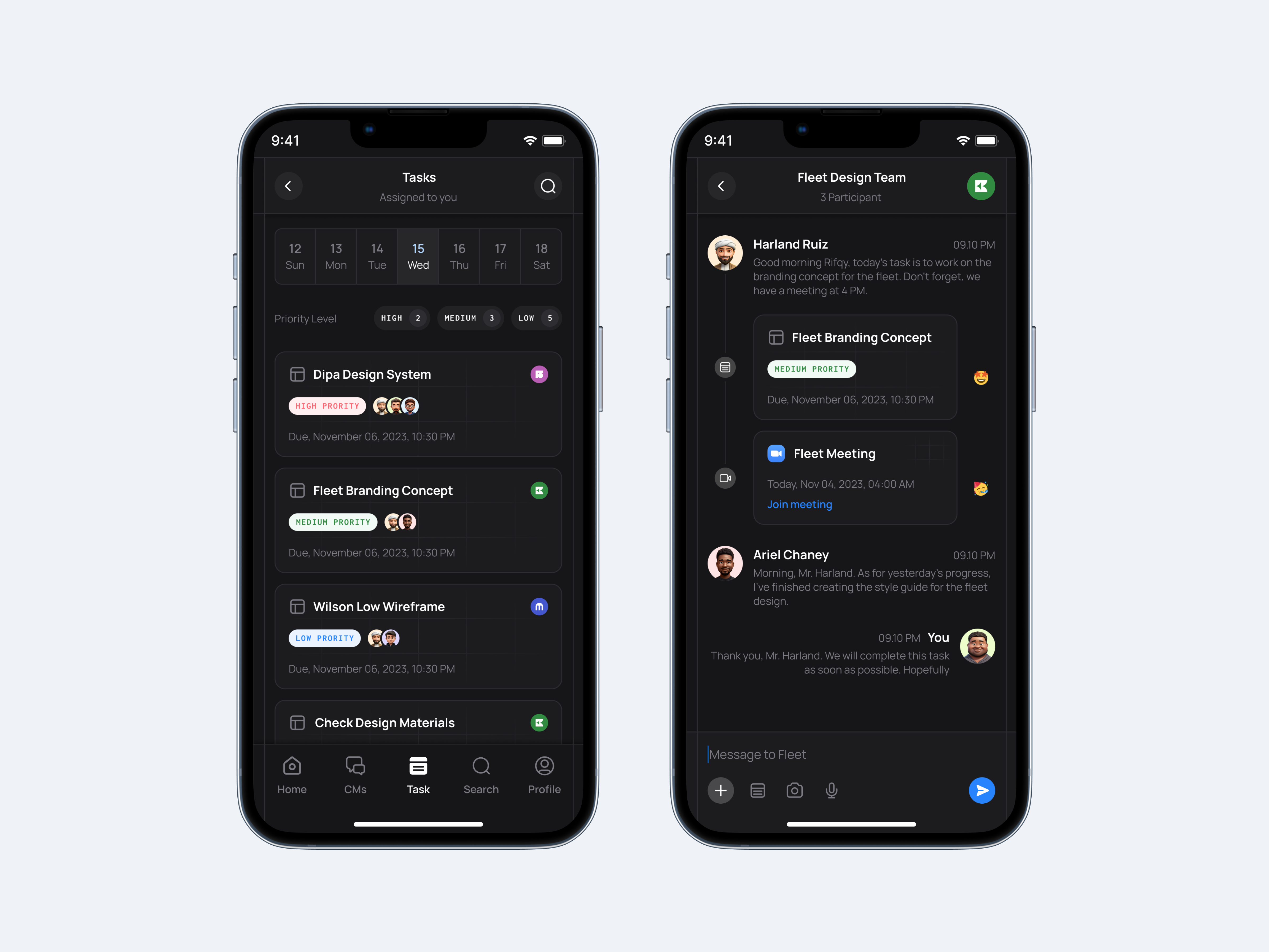 Fleet - Team Collaboration App by Dipa Product for Dipa Inhouse on Dribbble
