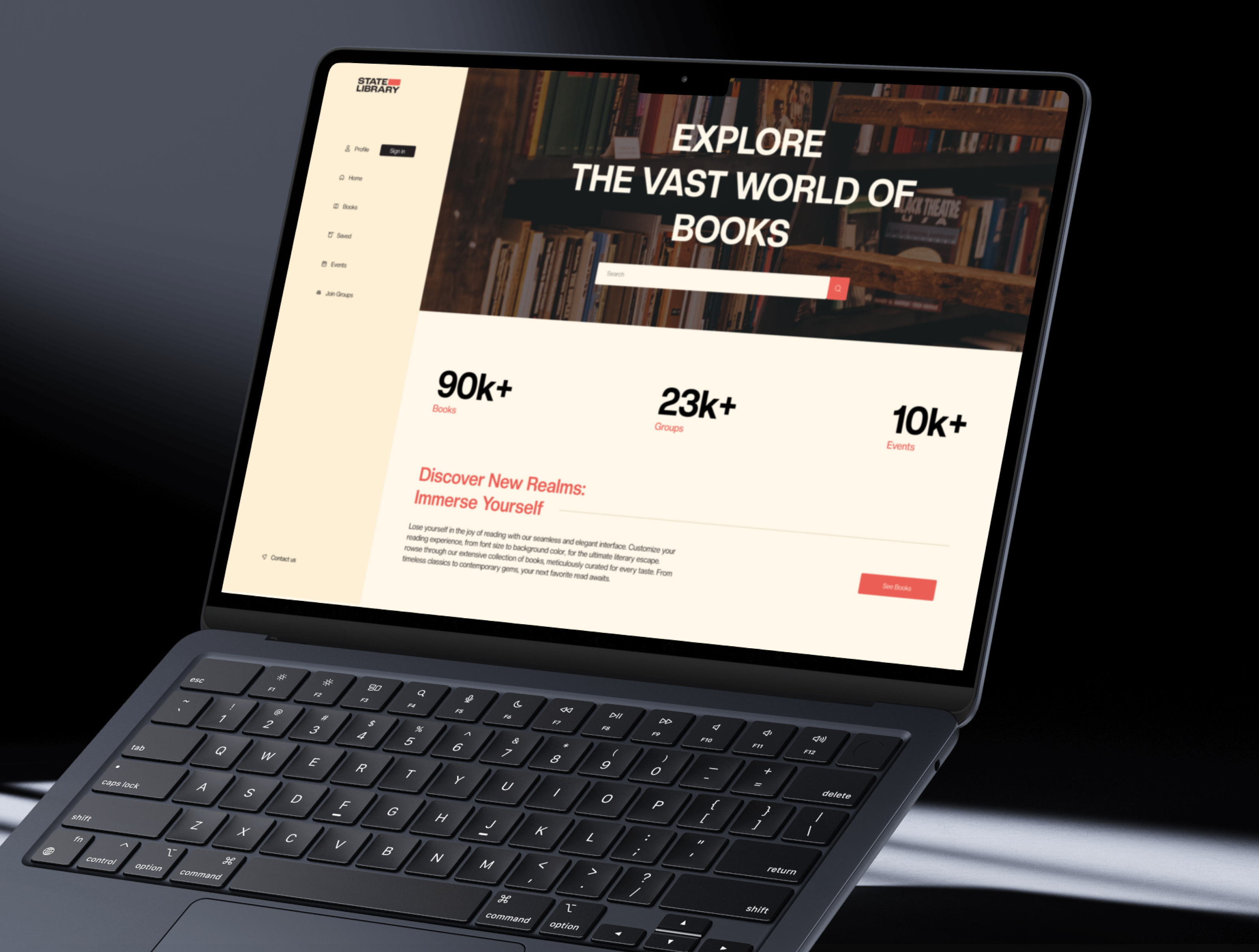 DIGITAL LIBRARY WEBSITE UI DESIGN by Muhtamim Karim on Dribbble
