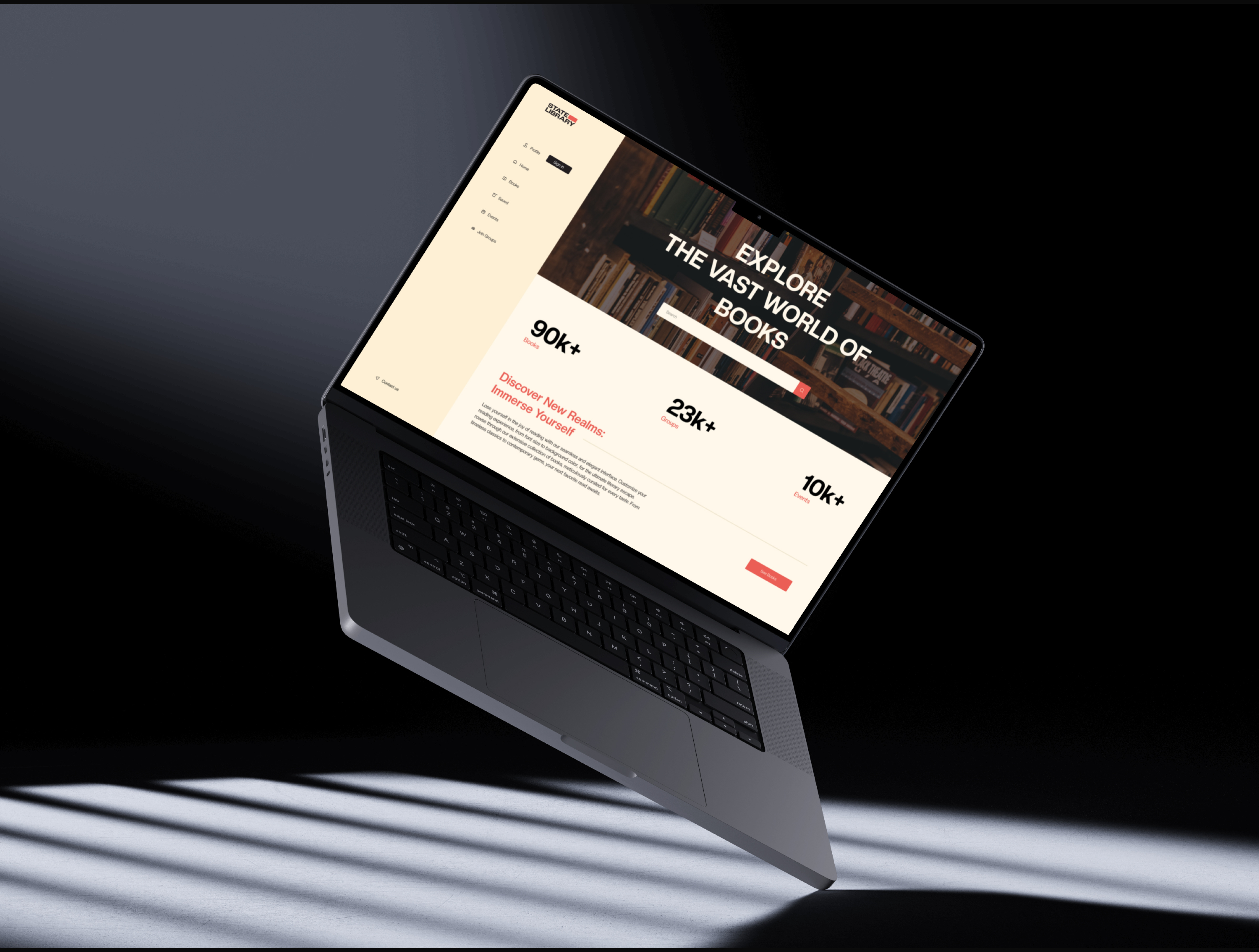 DIGITAL LIBRARY WEBSITE UI DESIGN by Muhtamim Karim on Dribbble