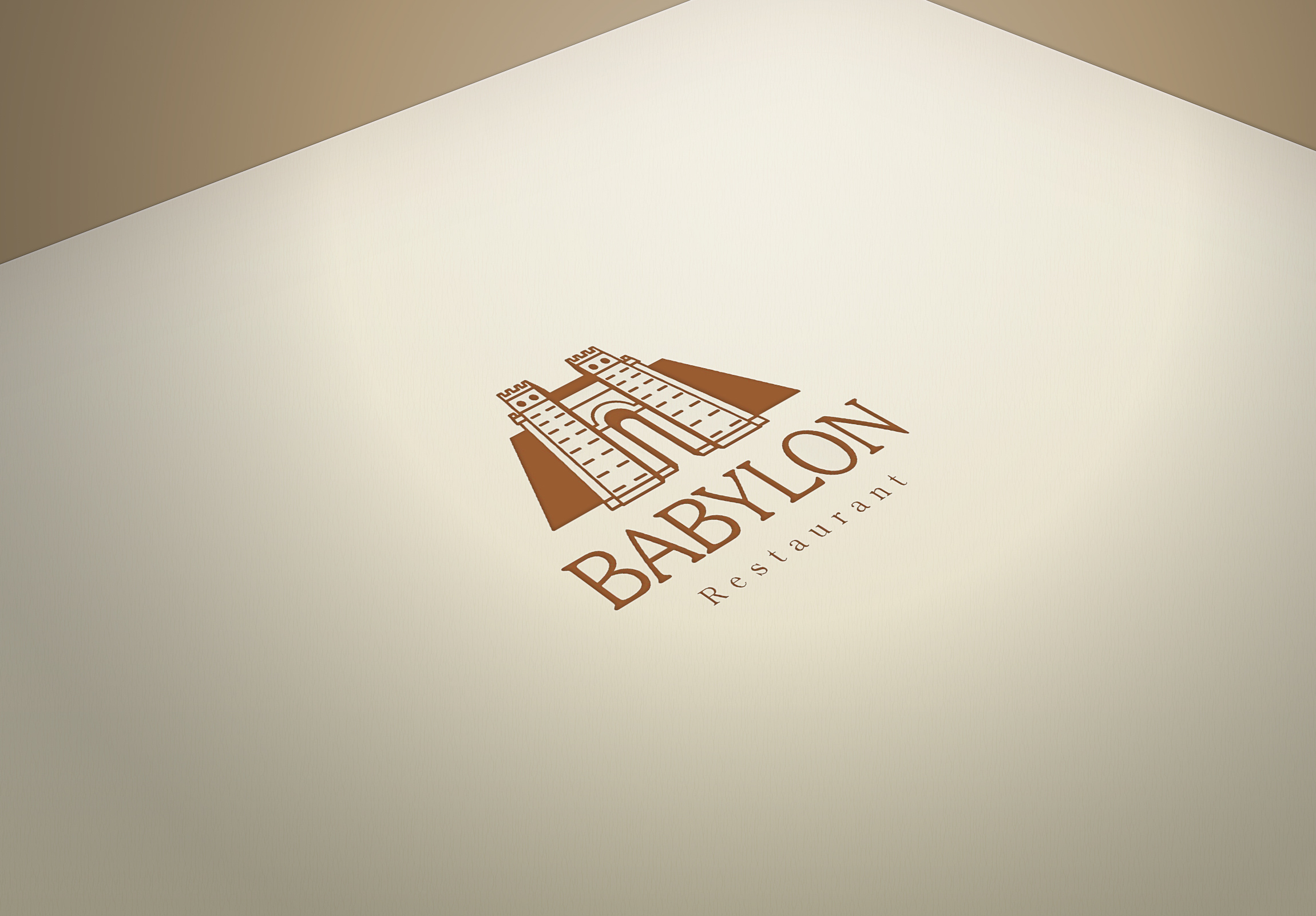 babylon restaurant logo by Sima Saffariy on Dribbble