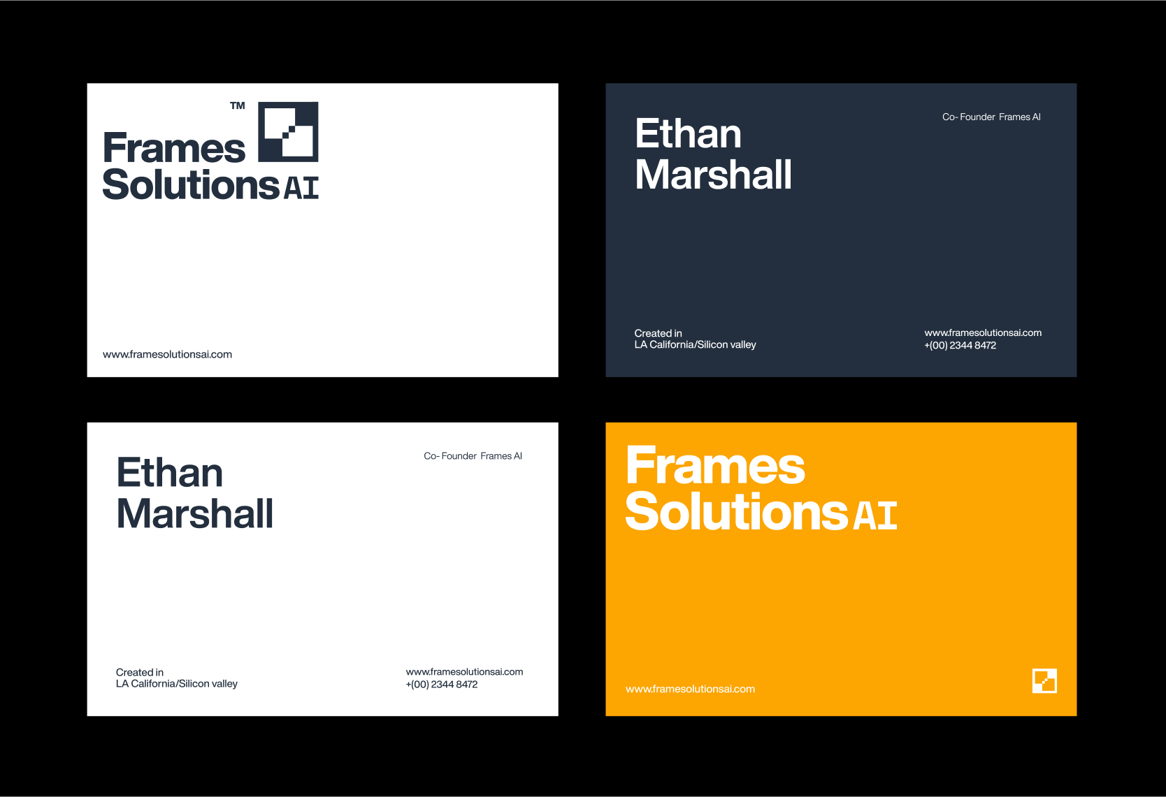 LOGO/BRANDING DESIGN FOR FRAMES SOLUTIONS AI by Rinor Rama on Dribbble