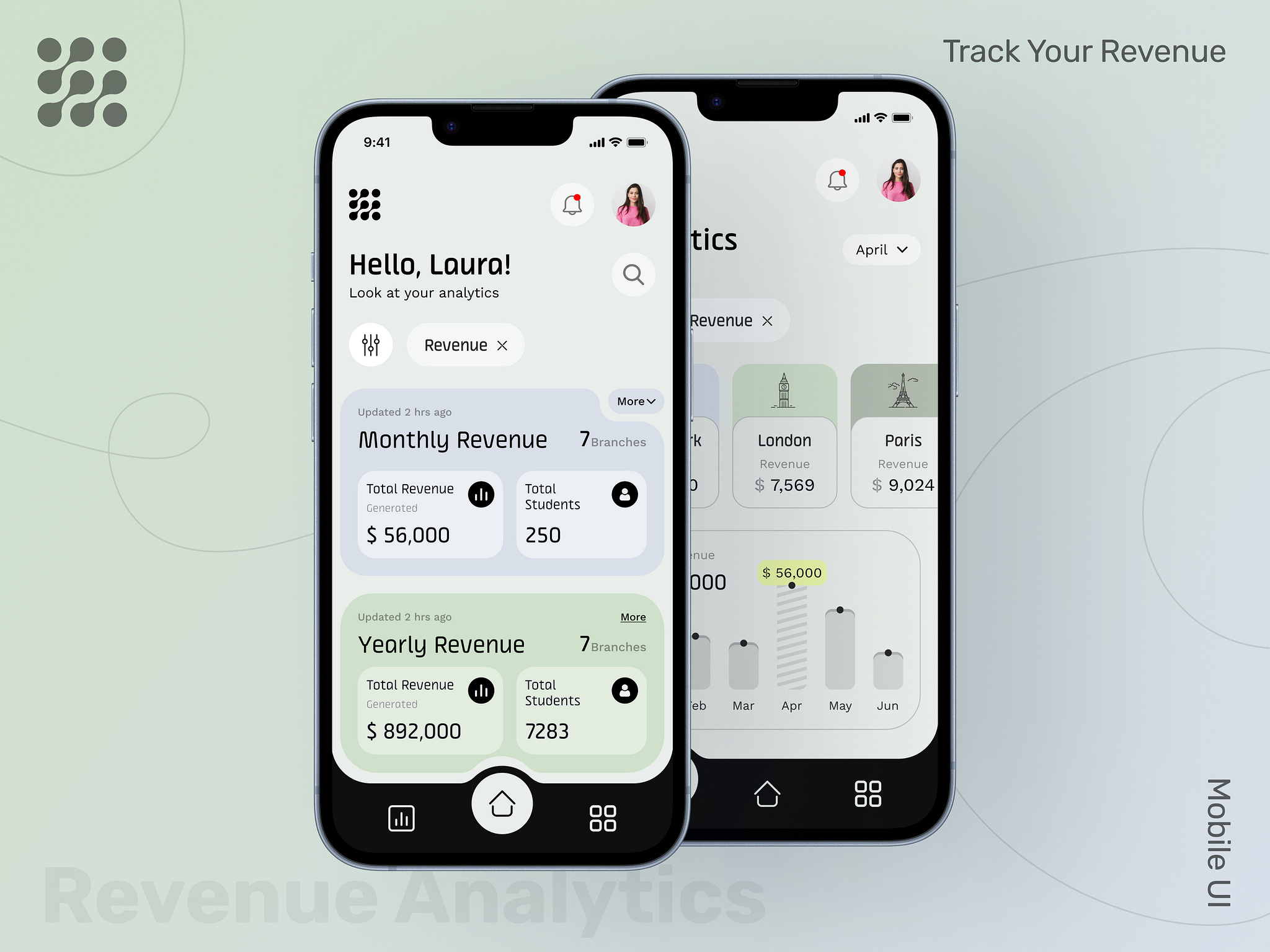 Revenue Tracking and Management App Design by MC-Product for Master ...