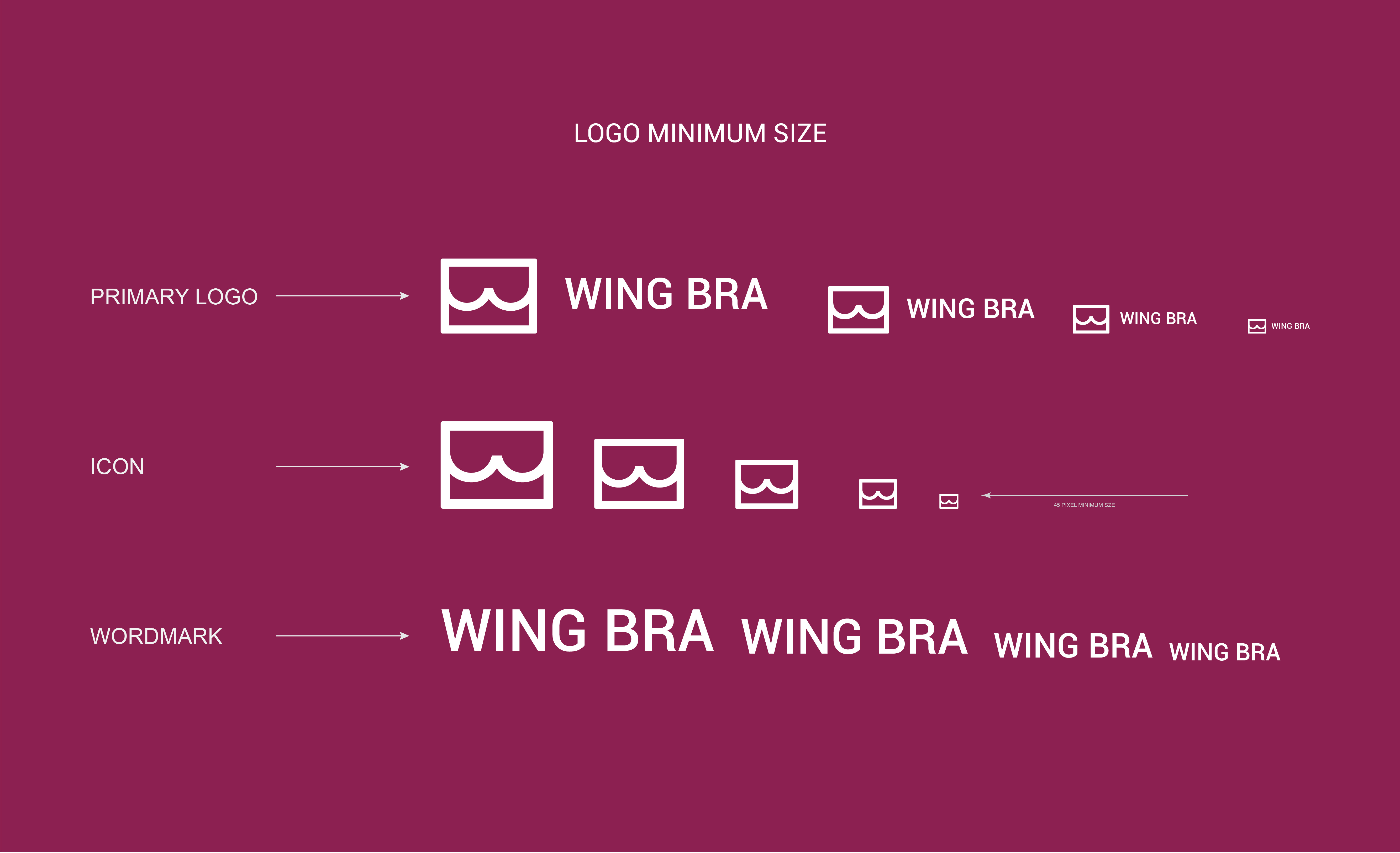 WING BRA || LINGERIE BRAND IDENTITY by Nezam Uddin on Dribbble