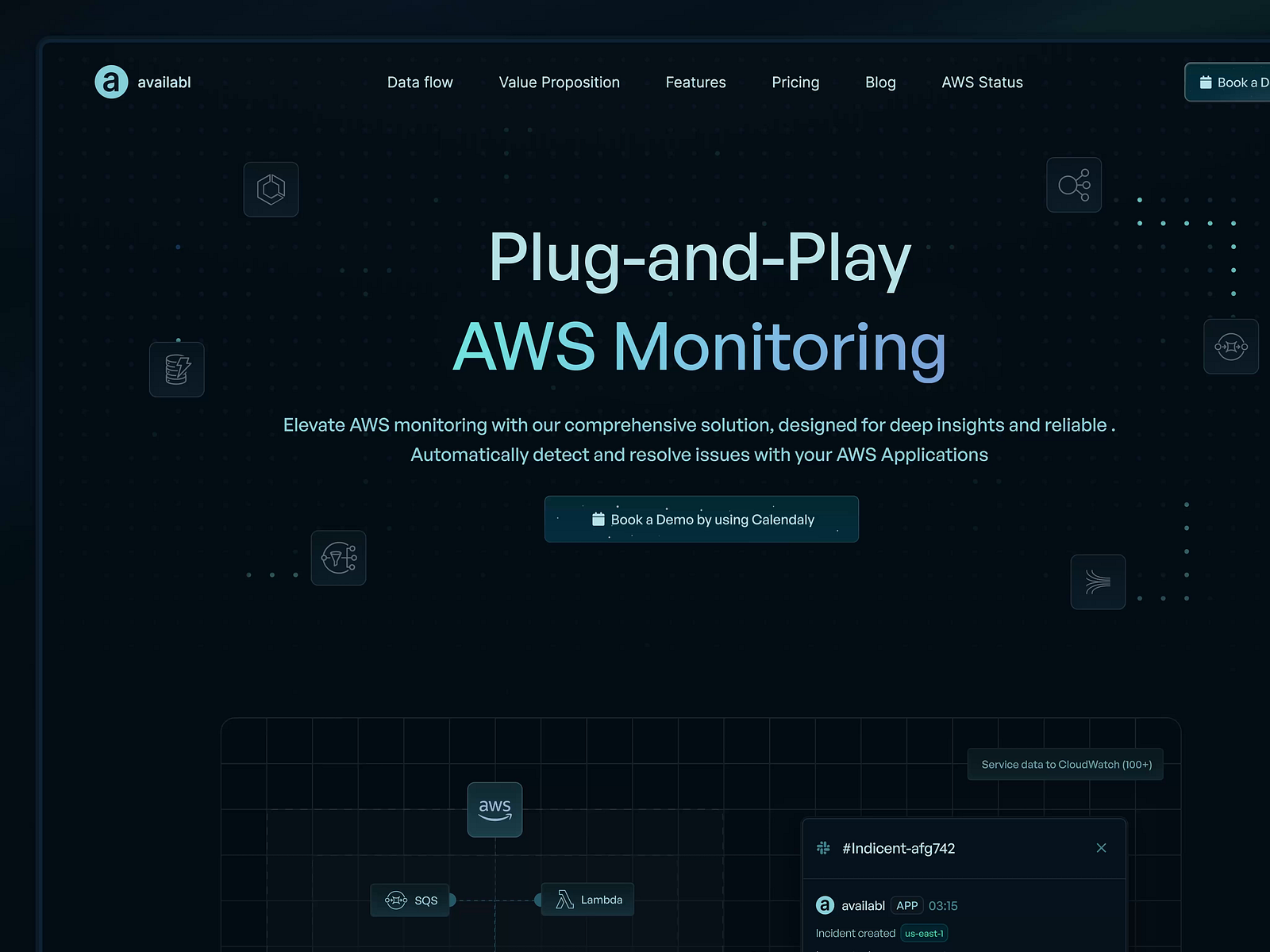 AWS Monitoring Hero 📦 by Bartholomew ツ on Dribbble