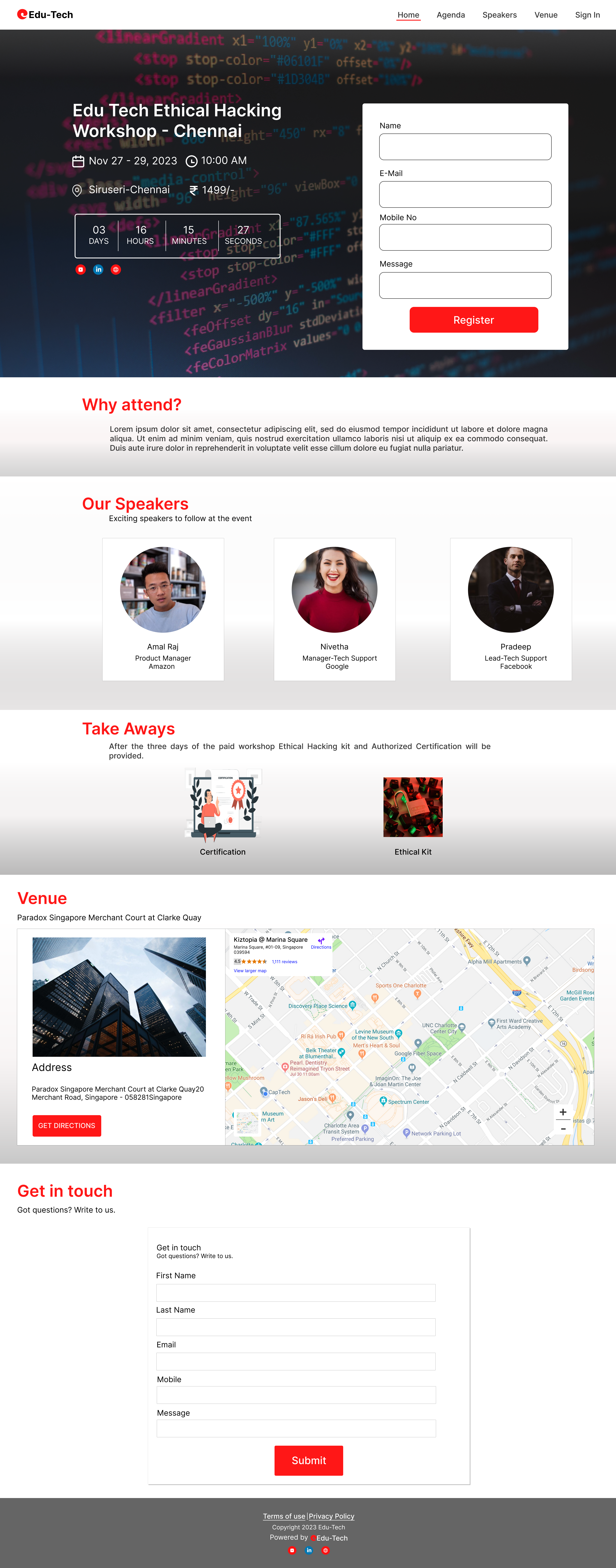 Event Hacking Page designs, themes, templates and downloadable graphic ...