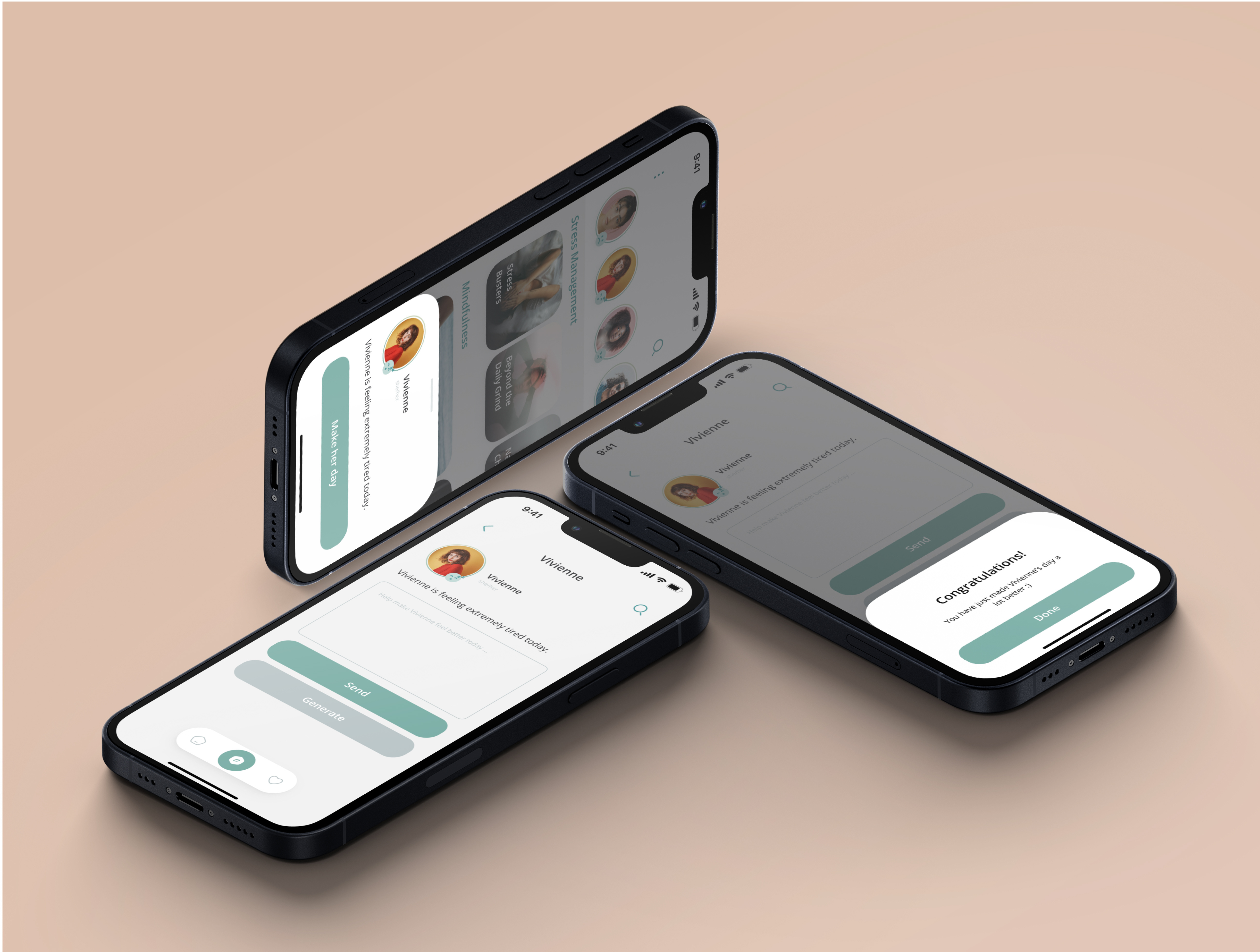 Blissify (Daily Affirmation App) by Shokufe Tahmasbi on Dribbble