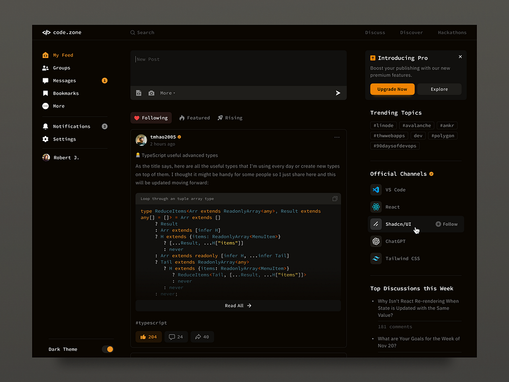 Front End designs, themes, templates and downloadable graphic elements ...