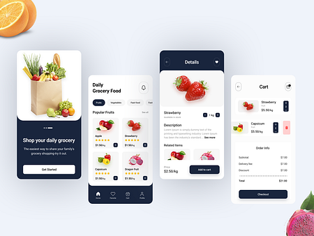 Vegetable App designs, themes, templates and downloadable graphic ...