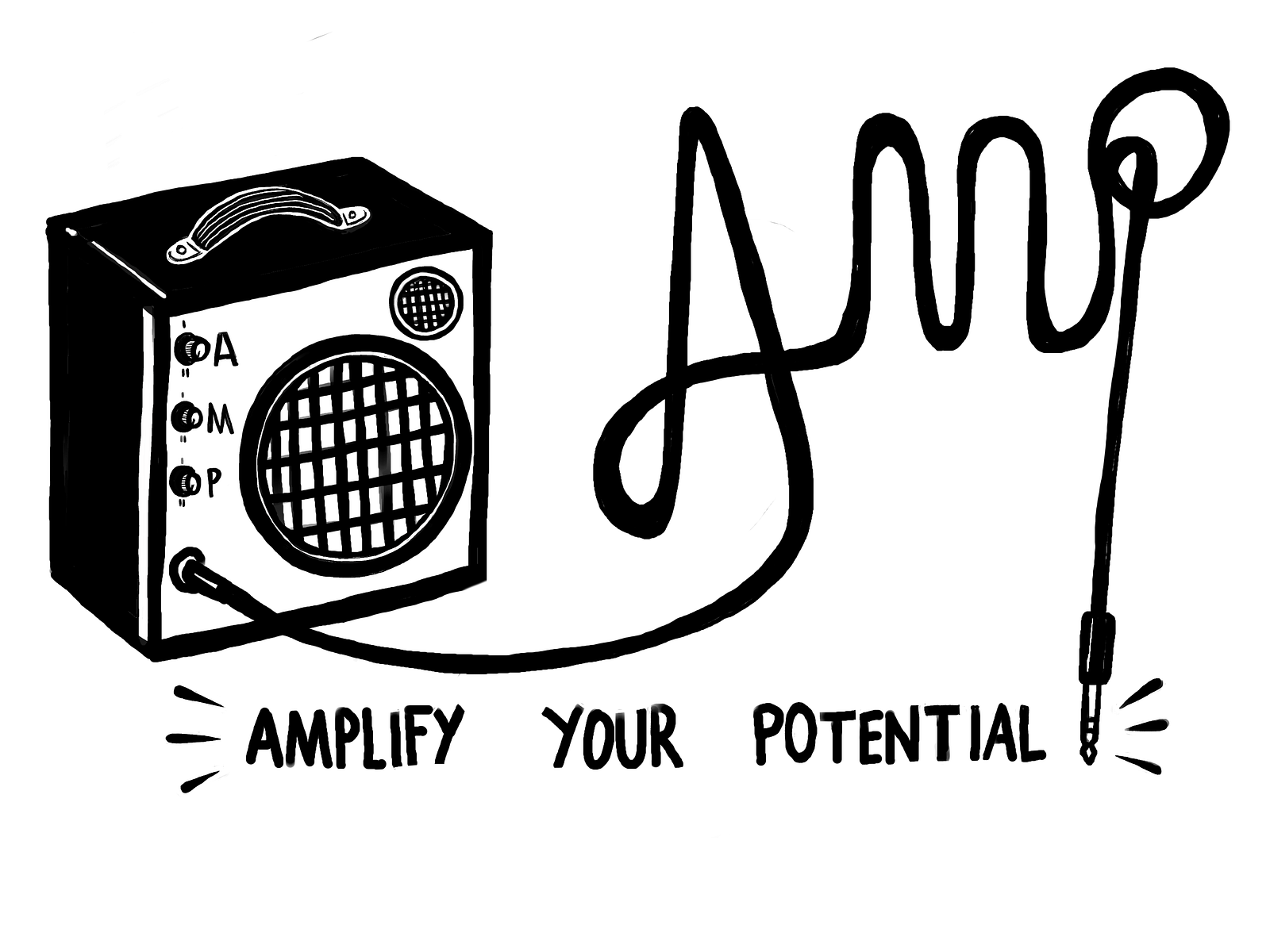 Logo Design for AMP! by Andi James Chamberlain on Dribbble
