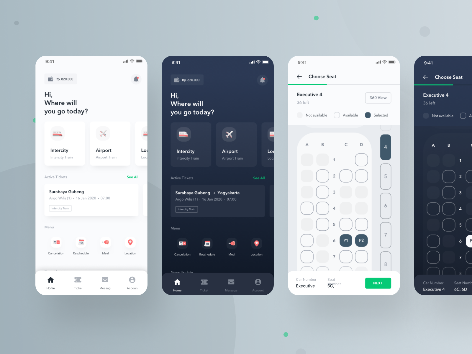 TicketOn - Train Ticketing Mobile App by Agensip - Startup MVP Design ...