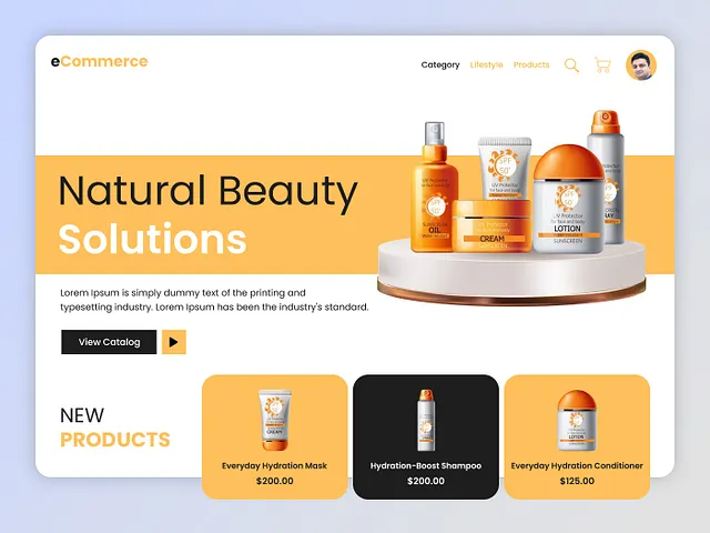 Ecommerce Hero Section designs, themes, templates and downloadable ...