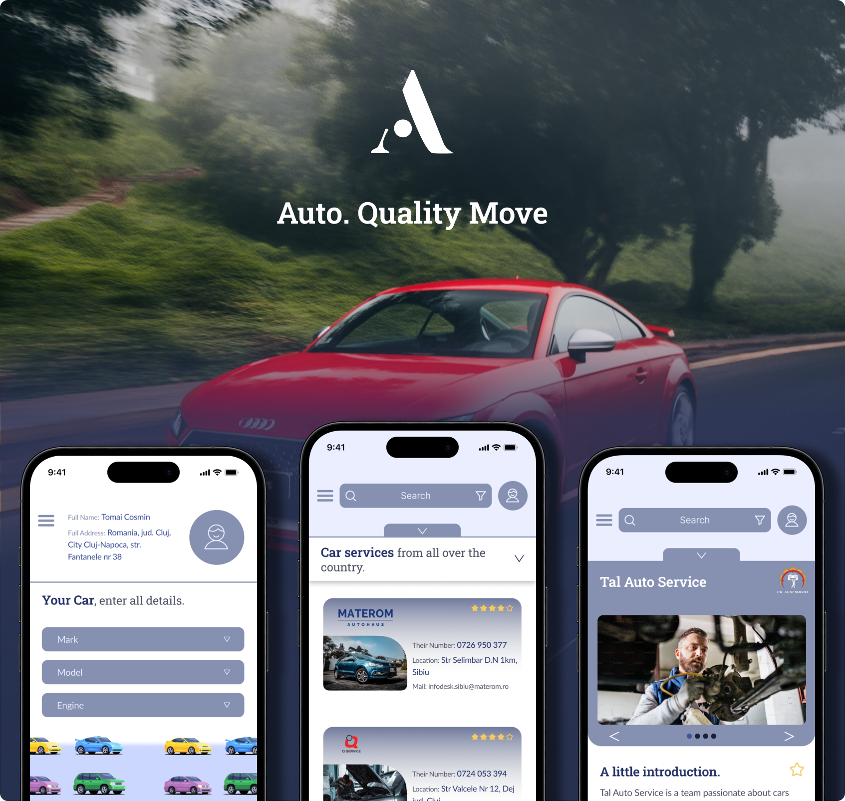 Mobile Car App designs, themes, templates and downloadable graphic ...
