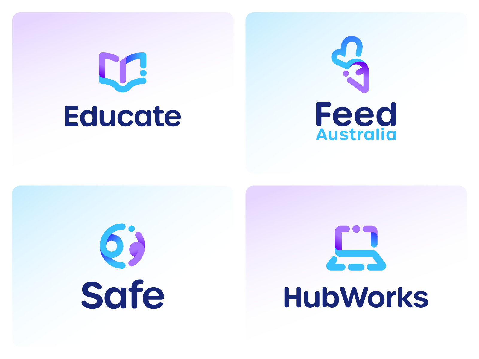 HubHello branding by Daniel Bodea / Kreatank on Dribbble