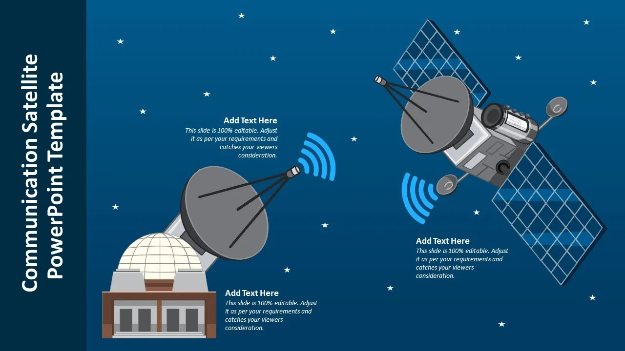 Communication Satellite PowerPoint Template by Kridha Graphics on Dribbble