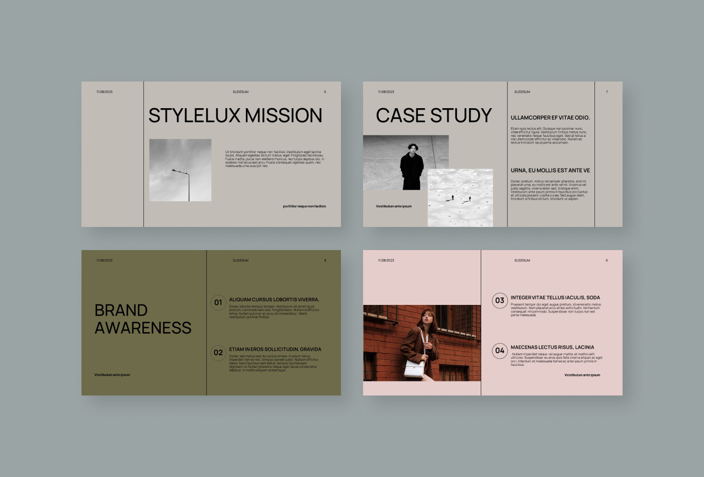 STYLELUX Presentation Design by SLIDESUM on Dribbble