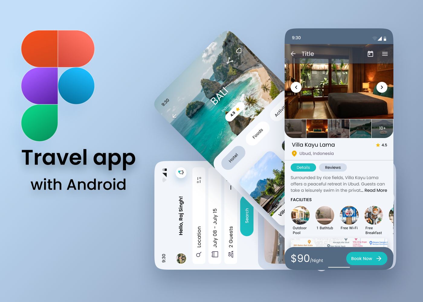 Travel App UI Design by Raj Singh on Dribbble