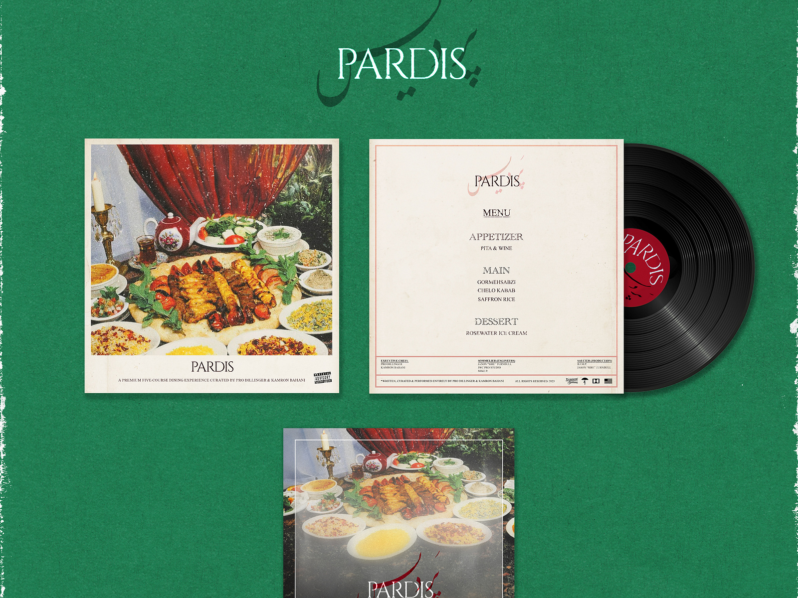 PARDIS - Full Package - Cover Art, Flyer & Mock Ups by Mars Creative Studios on Dribbble