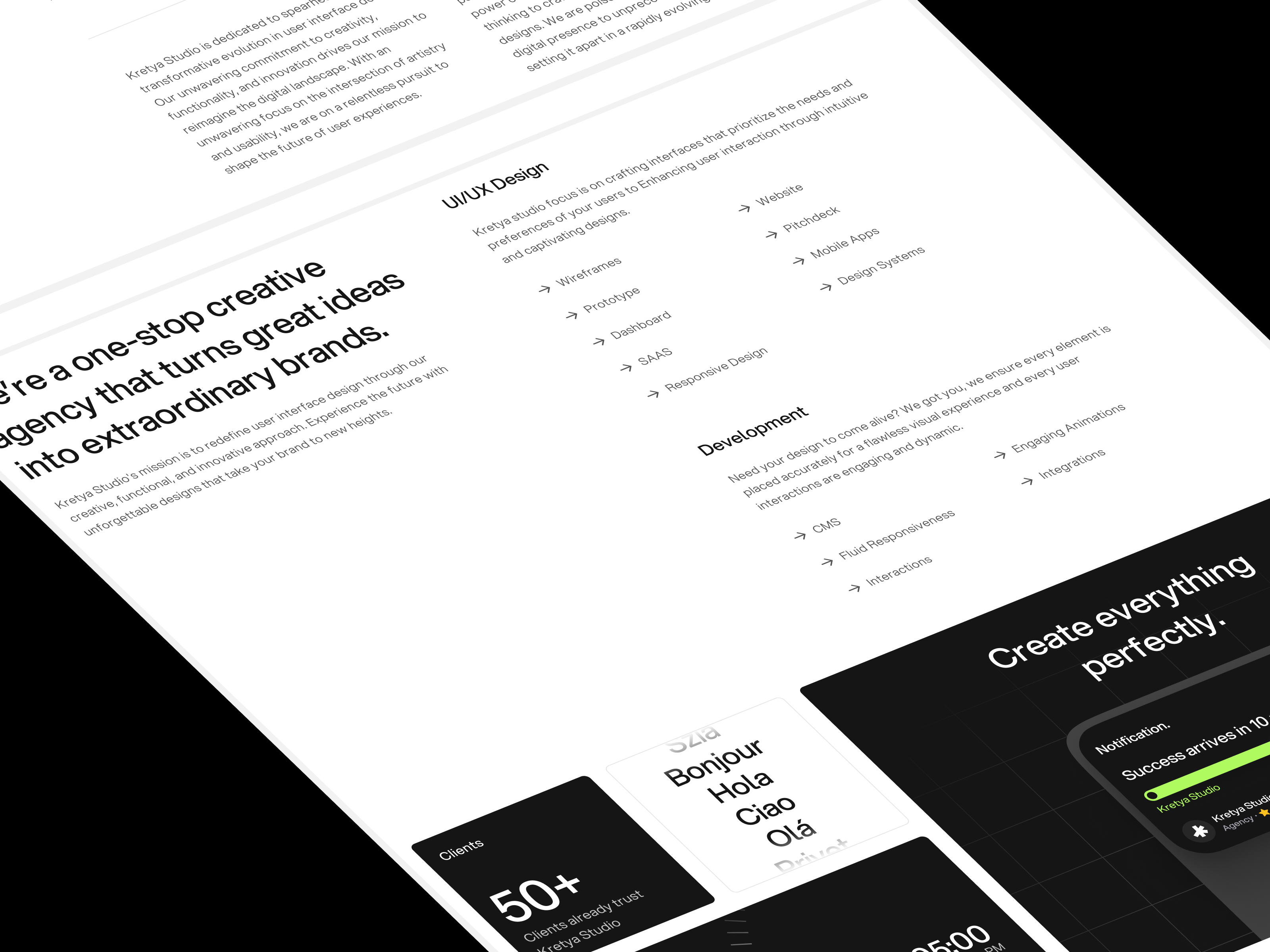 Kretya Website Redesign by Asal Design for Kretya Studio on Dribbble