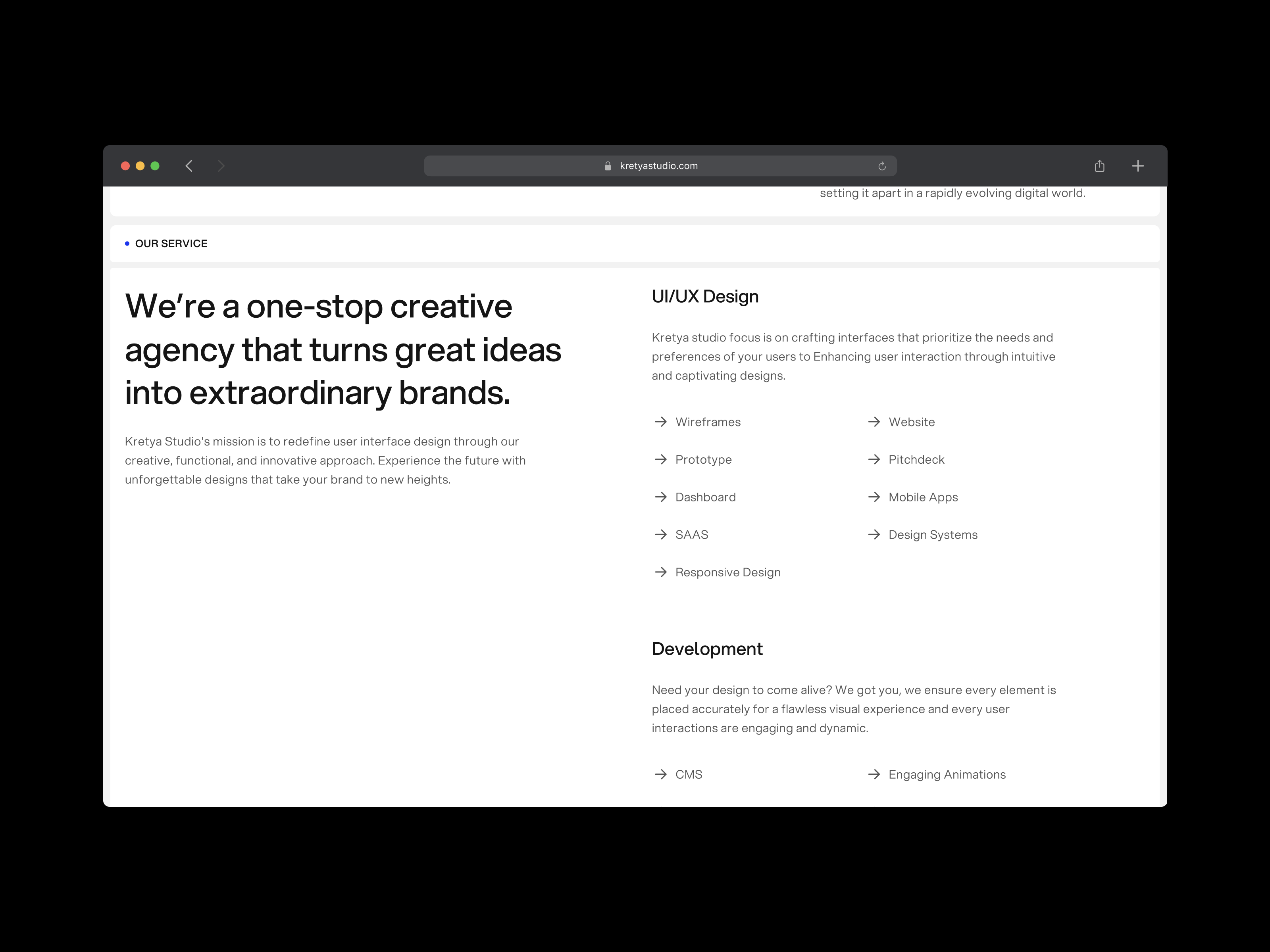 Kretya Website Redesign by Asal Design for Kretya Studio on Dribbble