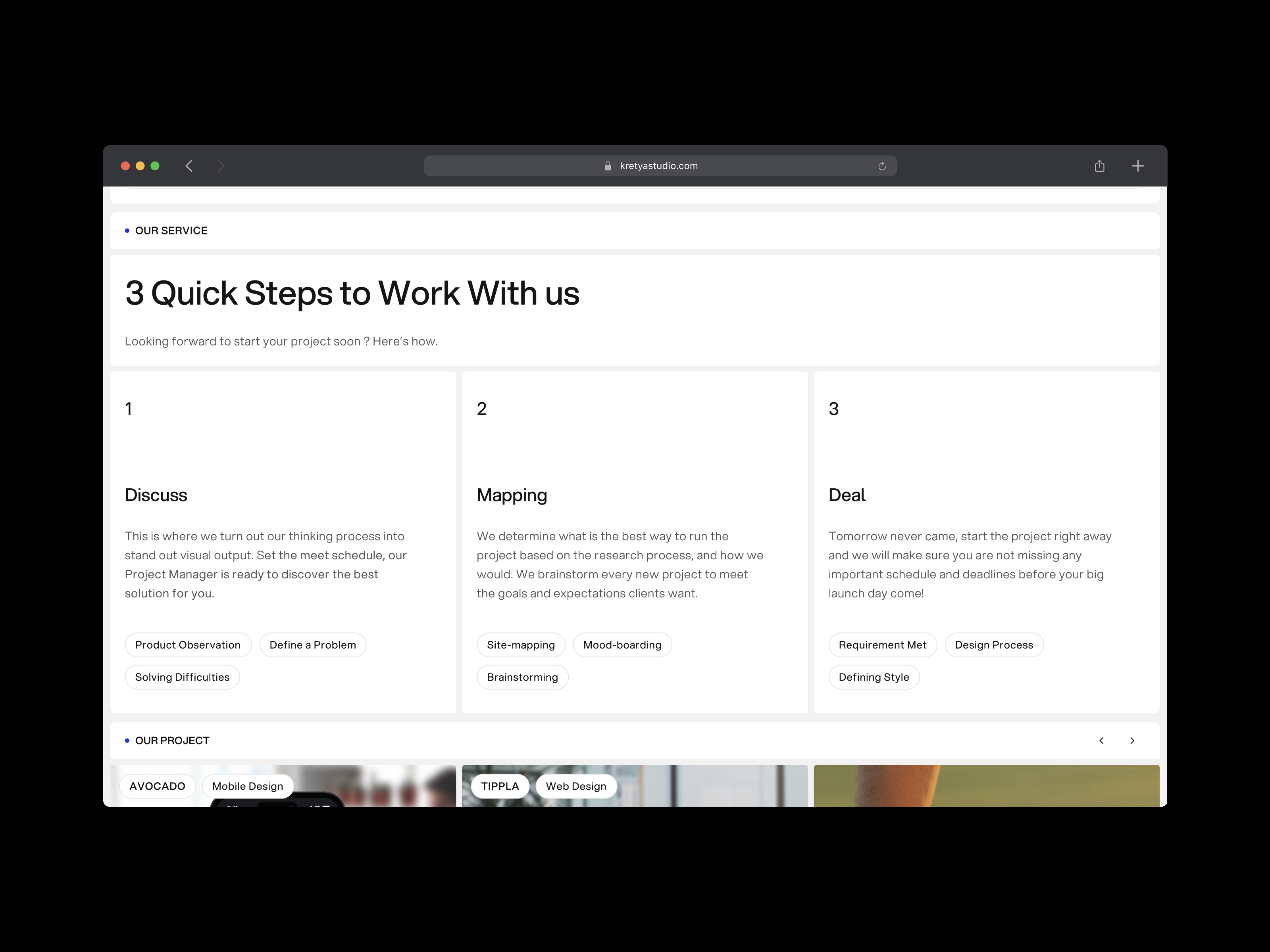 Kretya Website Redesign by Asal Design for Kretya Studio on Dribbble