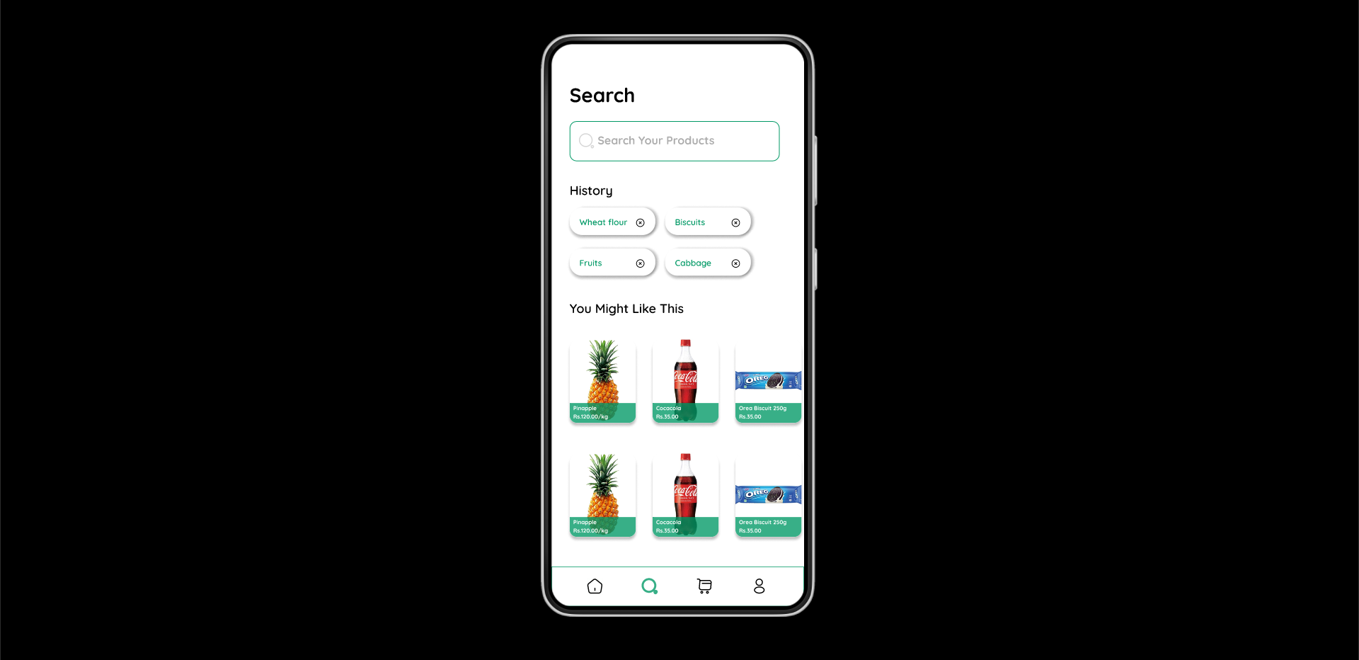 Grocery Pack Mobile Screen UI/UX Design by Nithish S on Dribbble