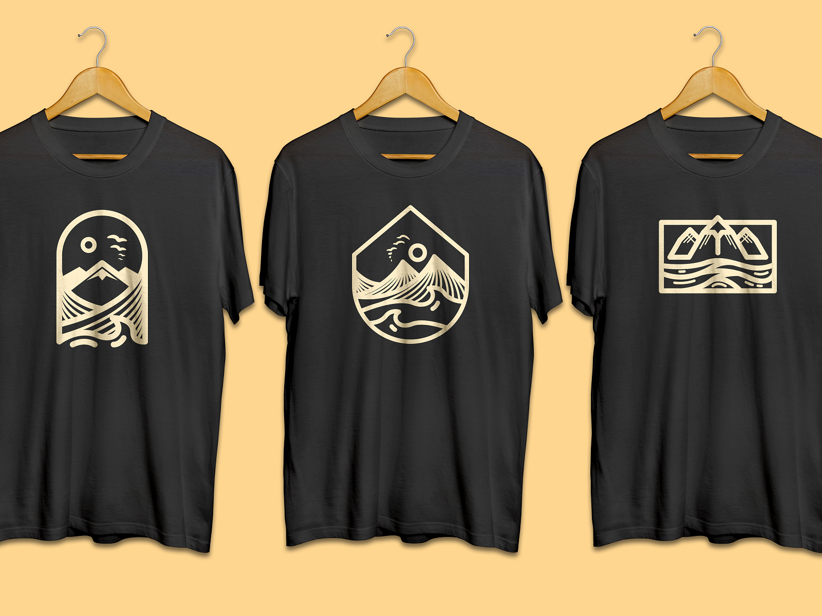 Nature Theme | Minimalist T-shirt Designs by Chanuka Ranathunga on Dribbble
