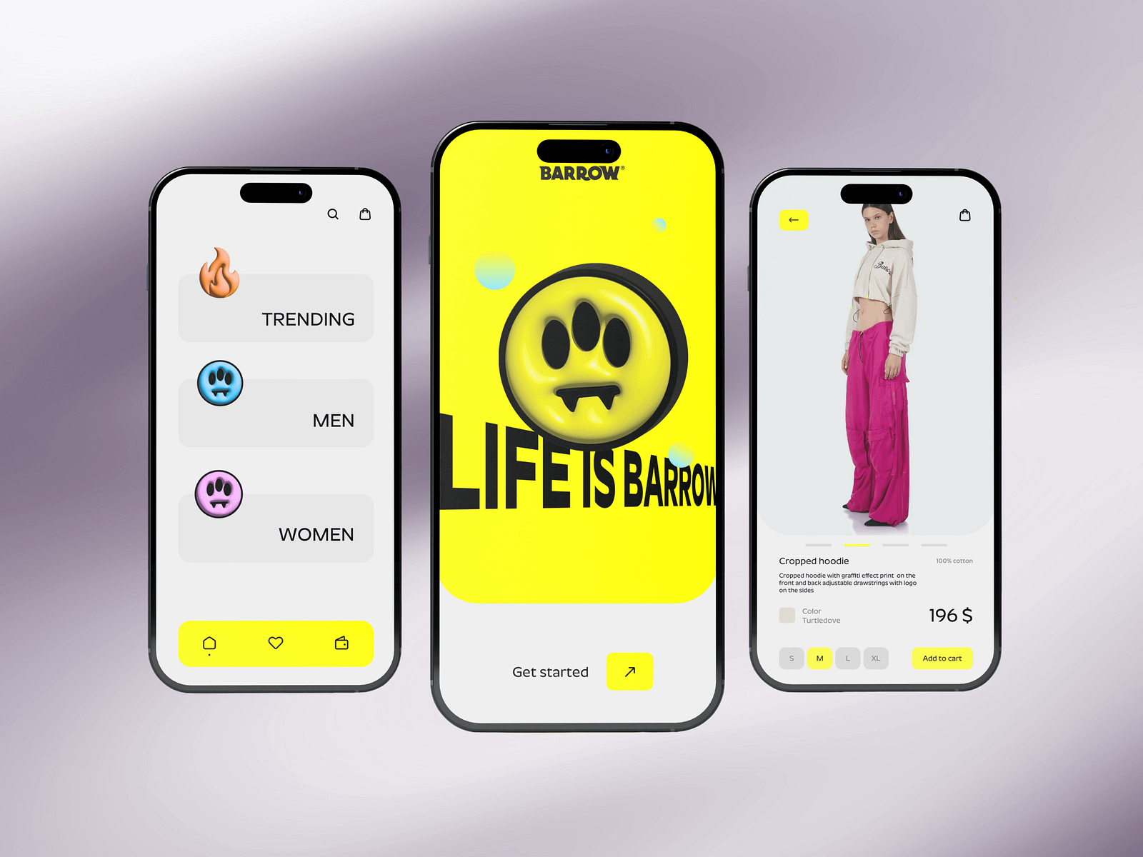 Barrow Clothing App Concept by Flegma / 👁️ on Dribbble