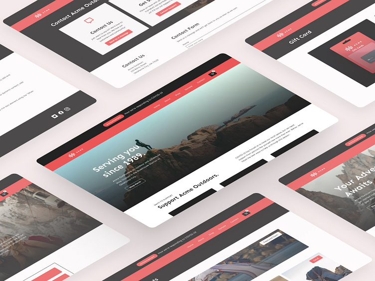 Biznus • Starter Website Template by Beryl Design on Dribbble