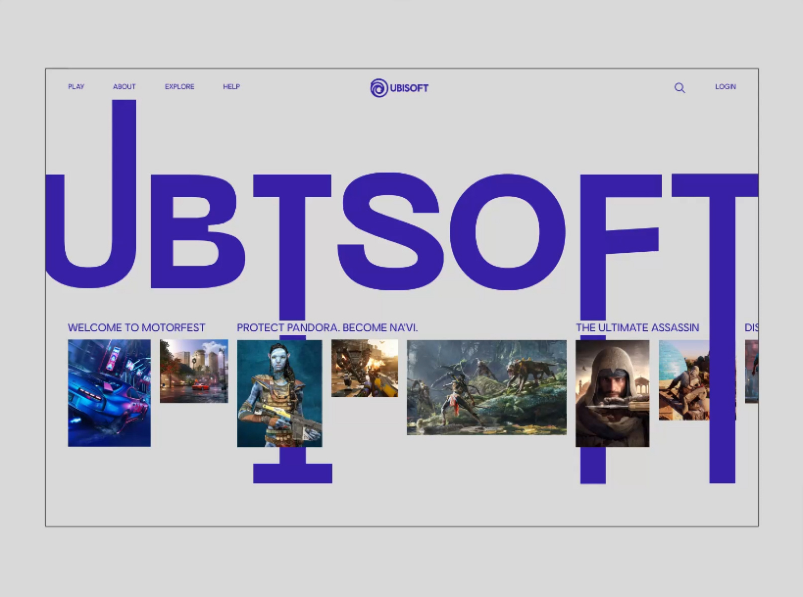 Ubisoft | corporate website redesign by Kristina Pribytkowa on Dribbble