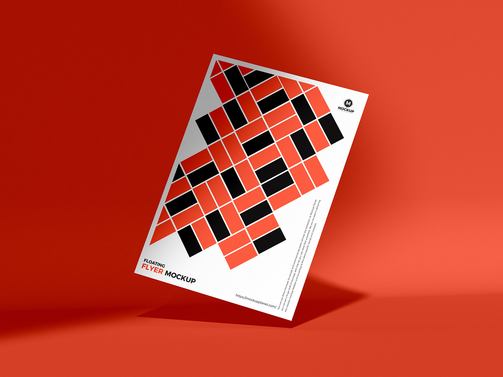 Free Floating Flyer Mockup by Mockup Planet on Dribbble