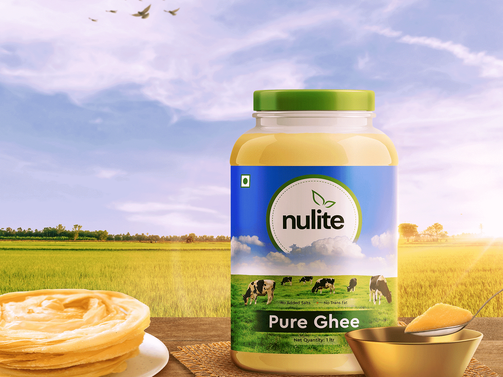 Pure Ghee Ad Manipulation by Vijay Gupta on Dribbble