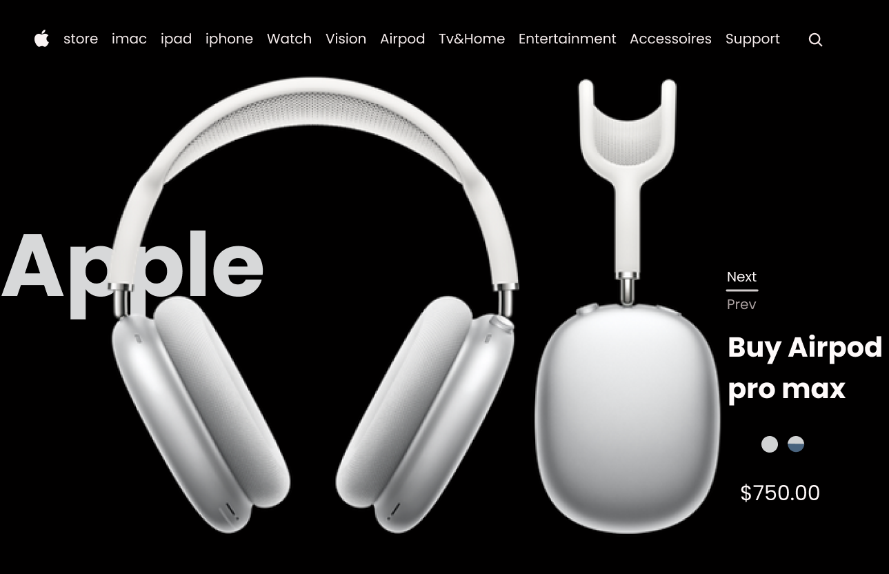 Apple airpod pro max design by Yogeshwaran on Dribbble