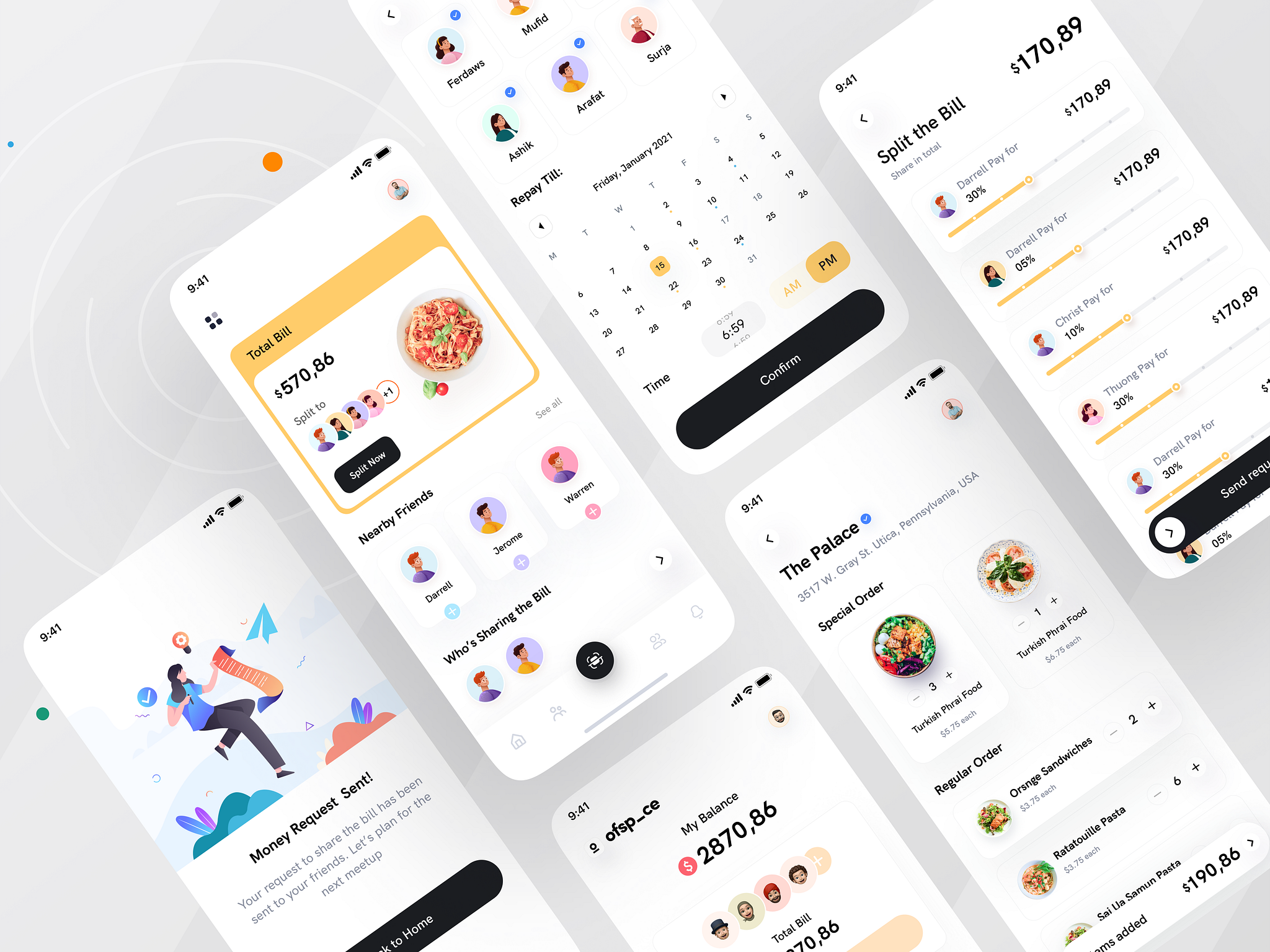 Bill Splitter I Ofspace by Ofspace UX/UI on Dribbble