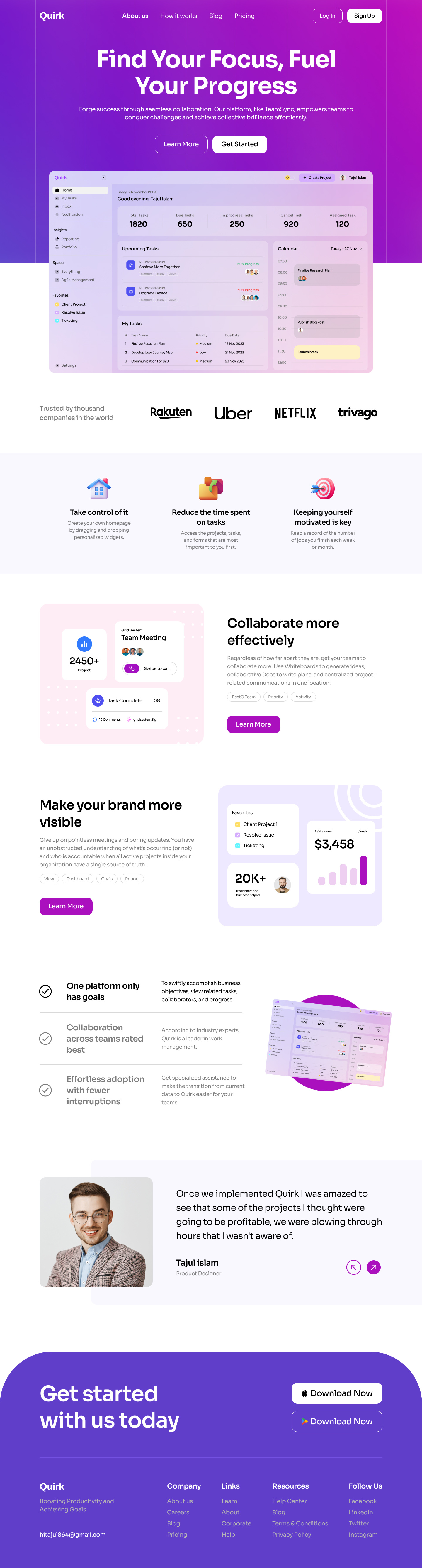 Task Management Website Design by Wily UI/UX for Wily Agency on Dribbble