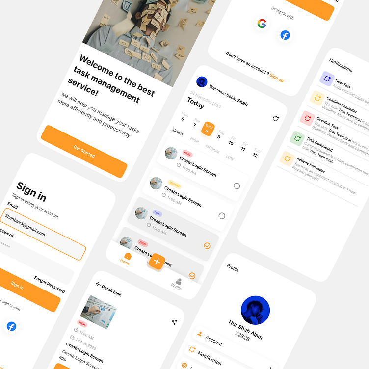 Management Task - Mobile App by shah Alam on Dribbble Management Task - Mobile App by shah Alam on Dribbble