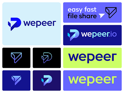 wepeer Logo Visual Identity by creaziz on Dribbble
