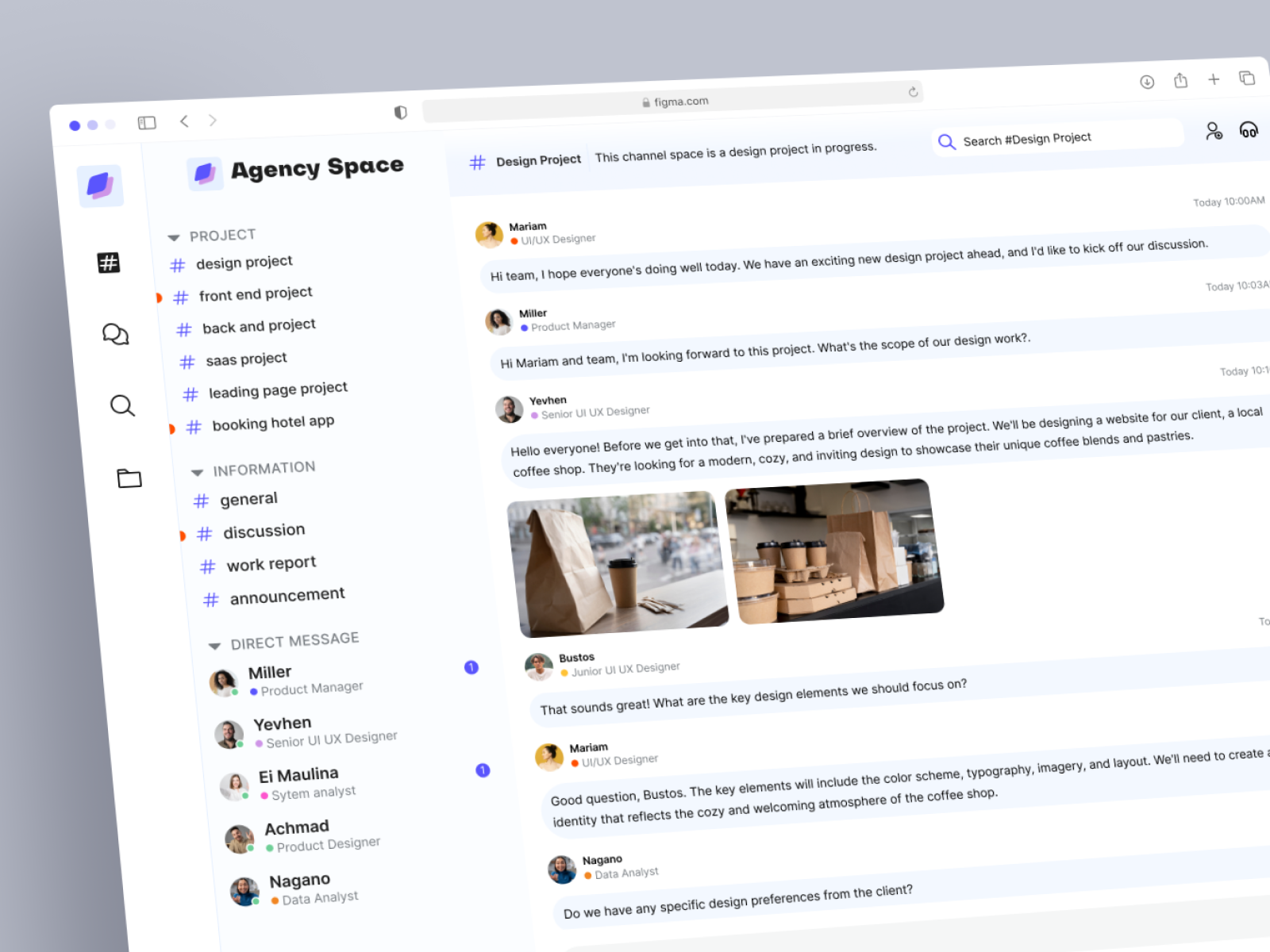 Dashboard Concept - Chatting Discord by Vektora UIUX for Vektora on ...