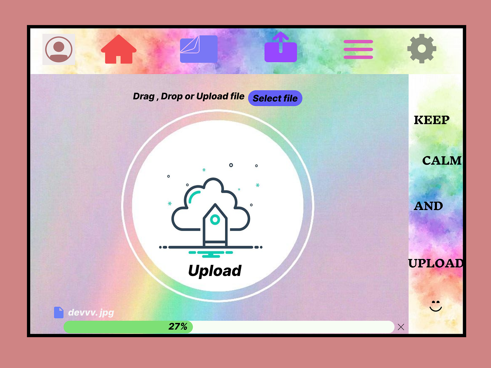 Upload files- Daily UI Challenge #031 by Prerna Pandey on Dribbble Upload files- Daily UI Challenge #031 by Prerna Pandey on Dribbble
