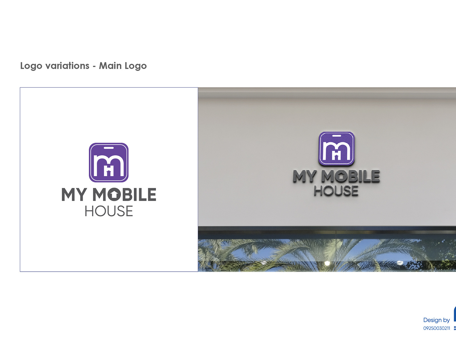 My Mobile House Logo Design by Nay Lin Creative on Dribbble