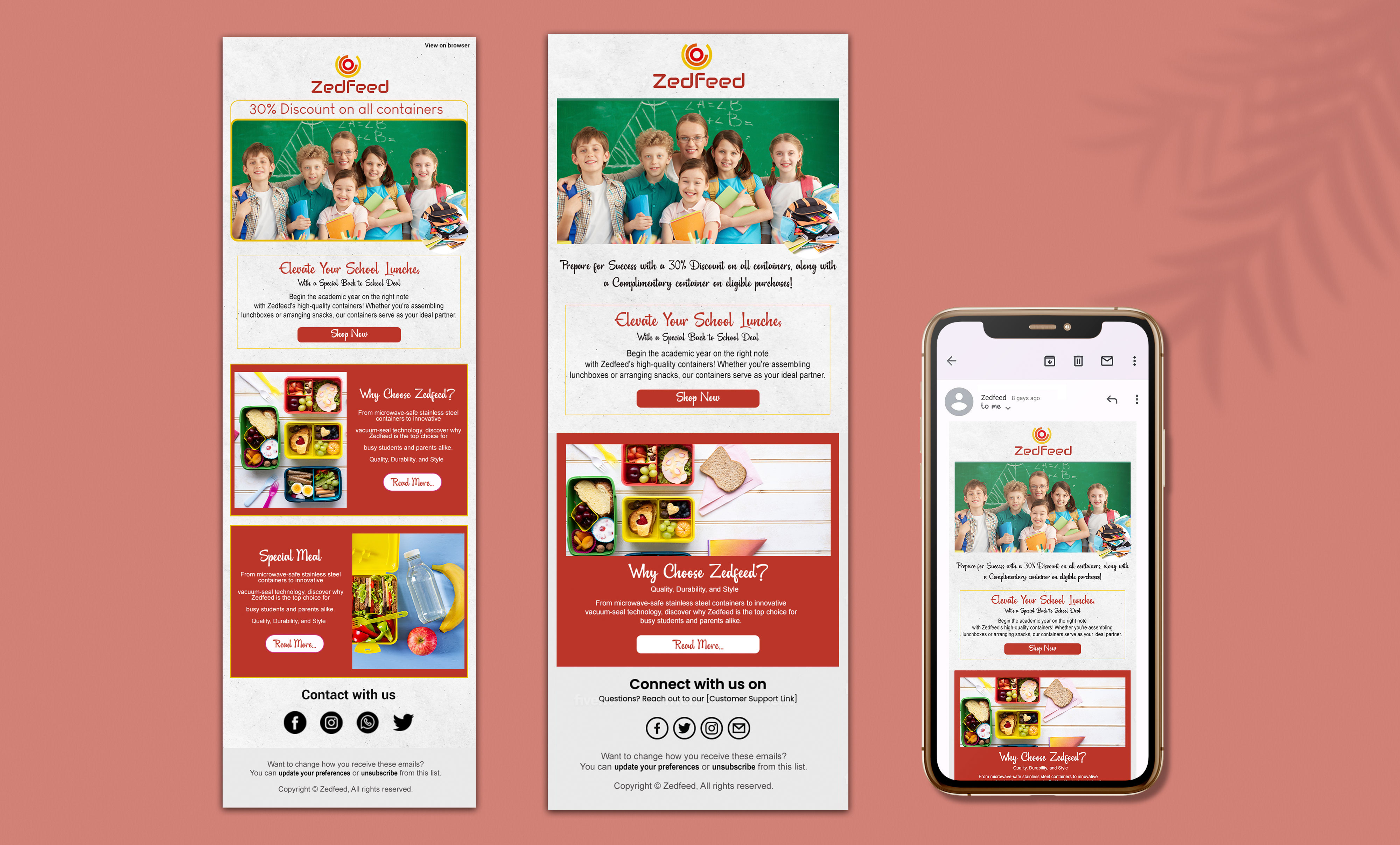 Email Template Design or Newsletter by Nur Hossain on Dribbble